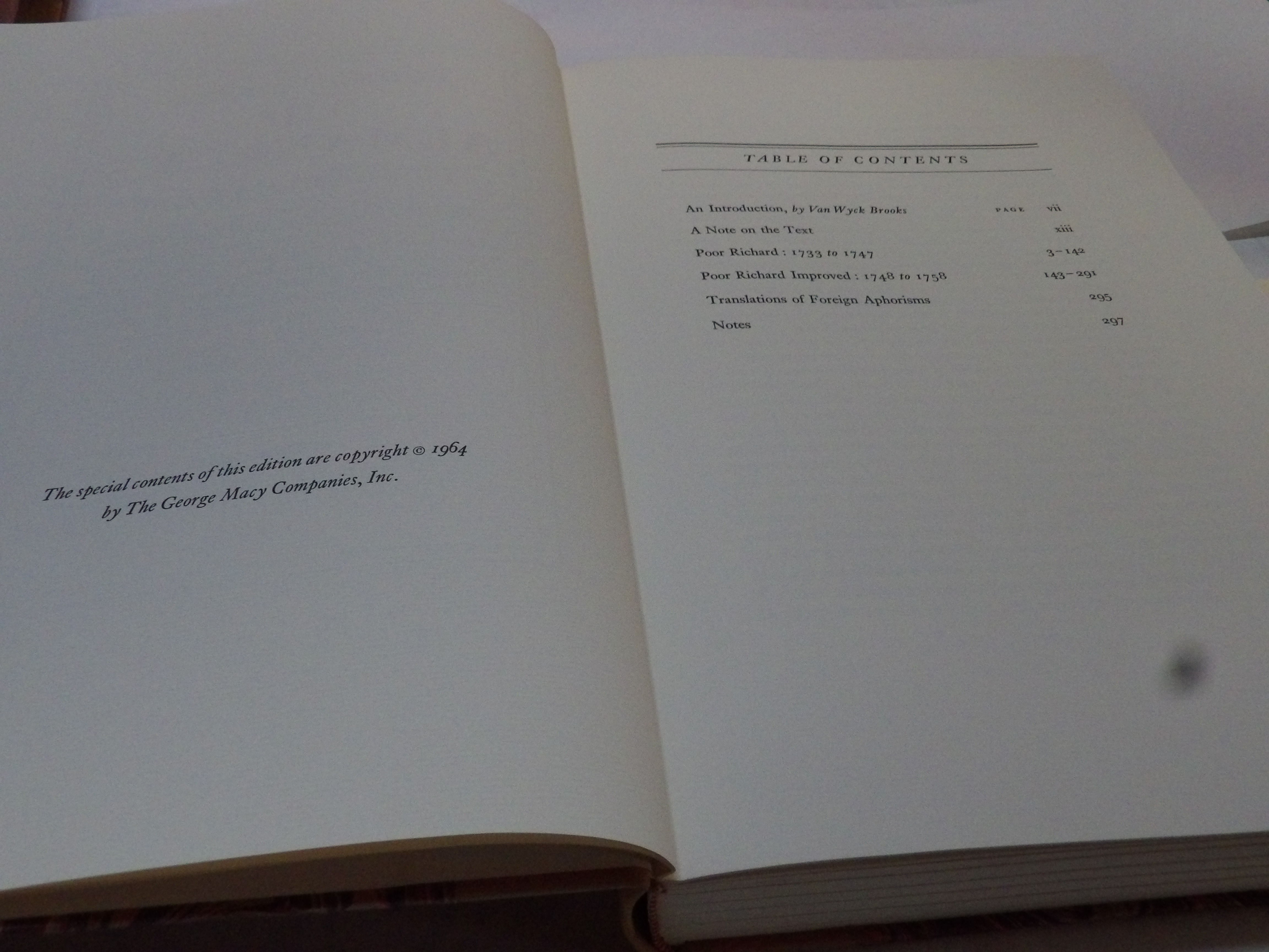 Poor Richard: the almanacs for the years 1733-1758 by Benjamin Franklin ...