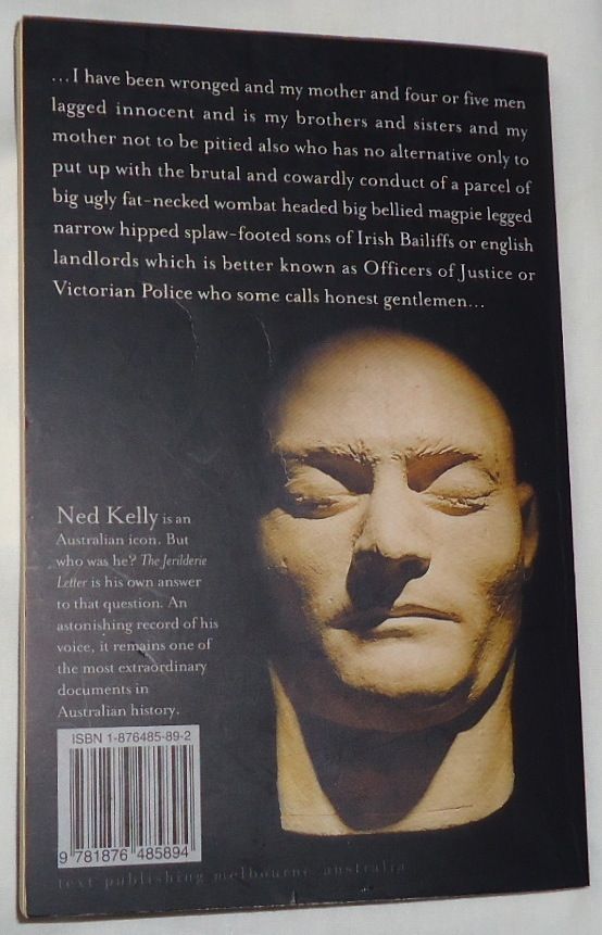 Ned Kelly ~ The Jerilderie Letter by McDermott, Alex (Editor ...