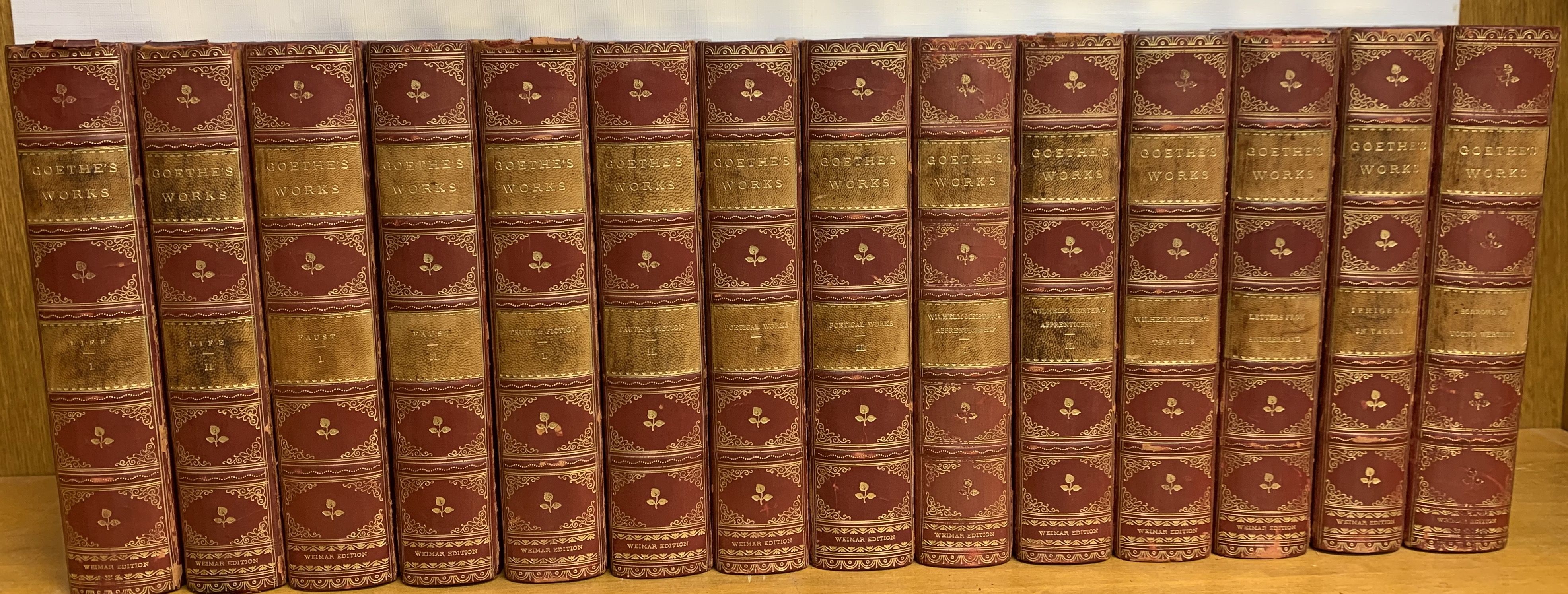 Goethe's Works by J. W. von Goethe | Fine binding | No stated date ...