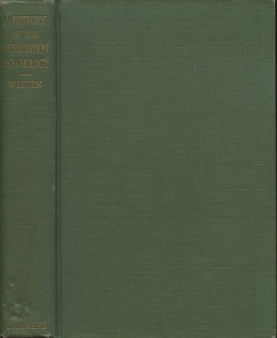 A History of the Association Psychology by Warren, Howard C | Hardcover ...