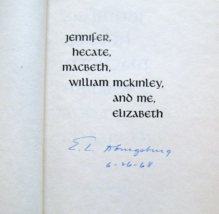 Jennifer Hecate, MacBeth, William McKinley and Me, Elizabeth (SIGNED ...