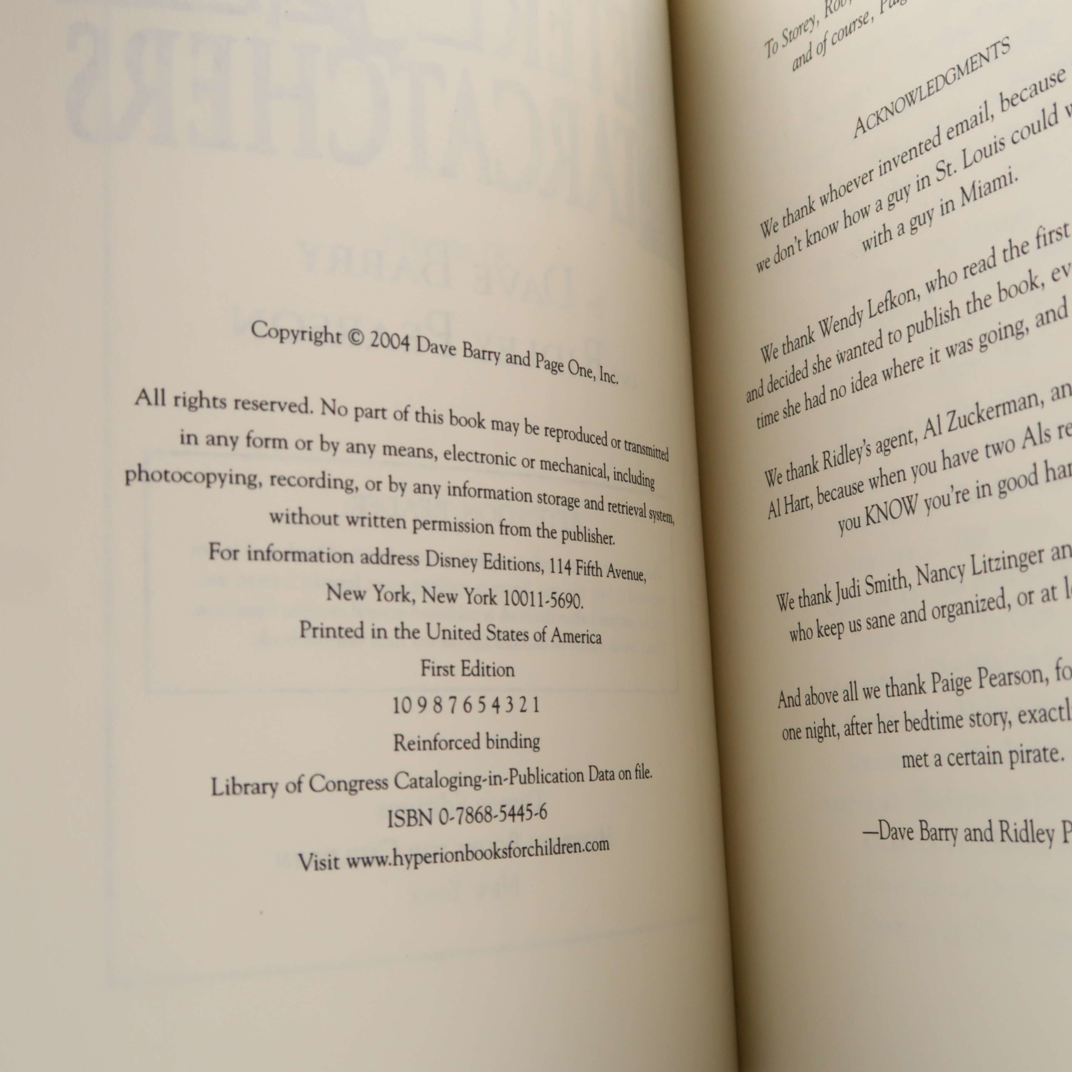 Peter and the Starcatchers Dave Barry and Ridley Pearson ARC ...