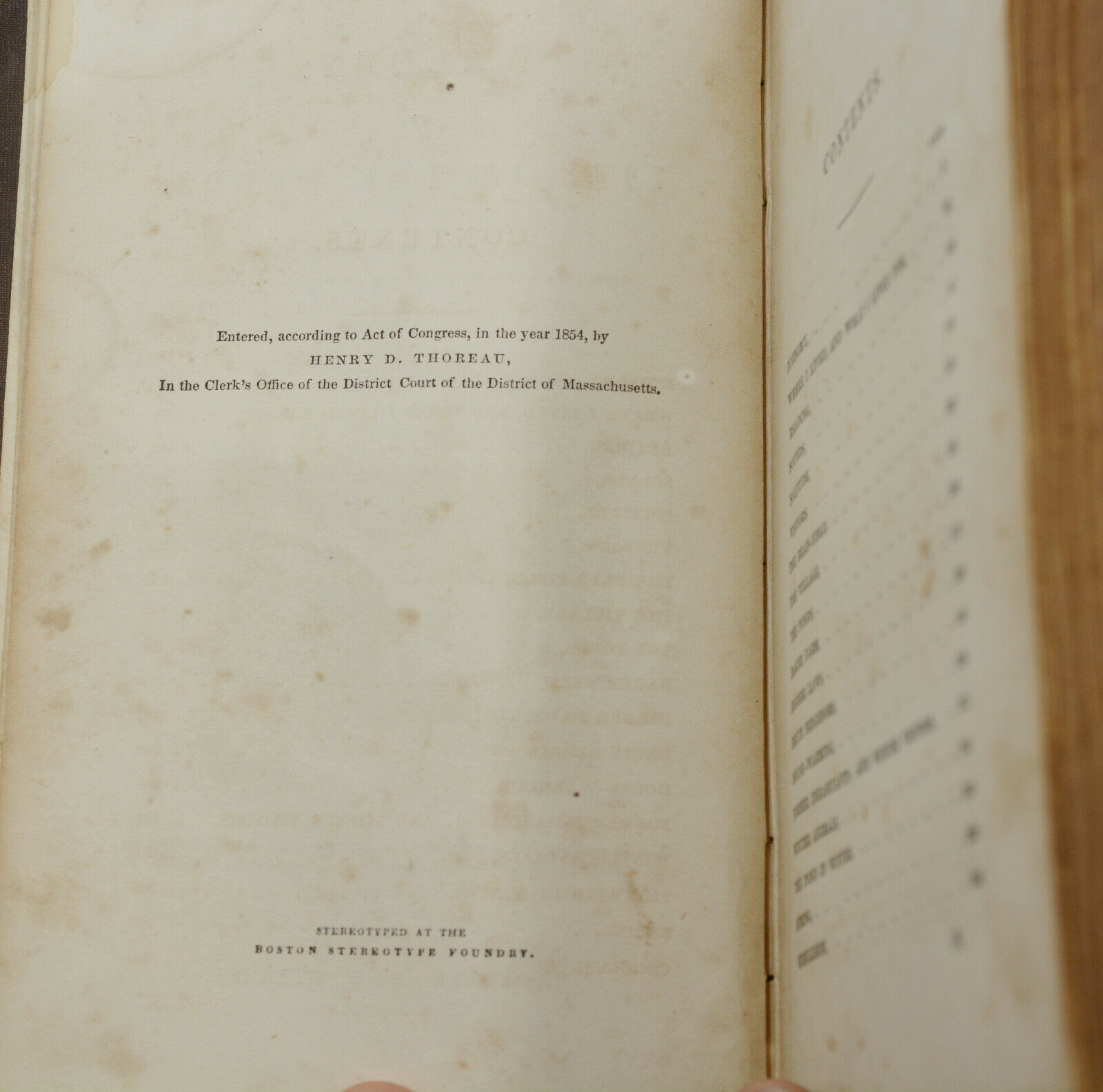 BIBLIO | Walden, or Life in the Woods by Thoreau, Henry David | | 1854 ...