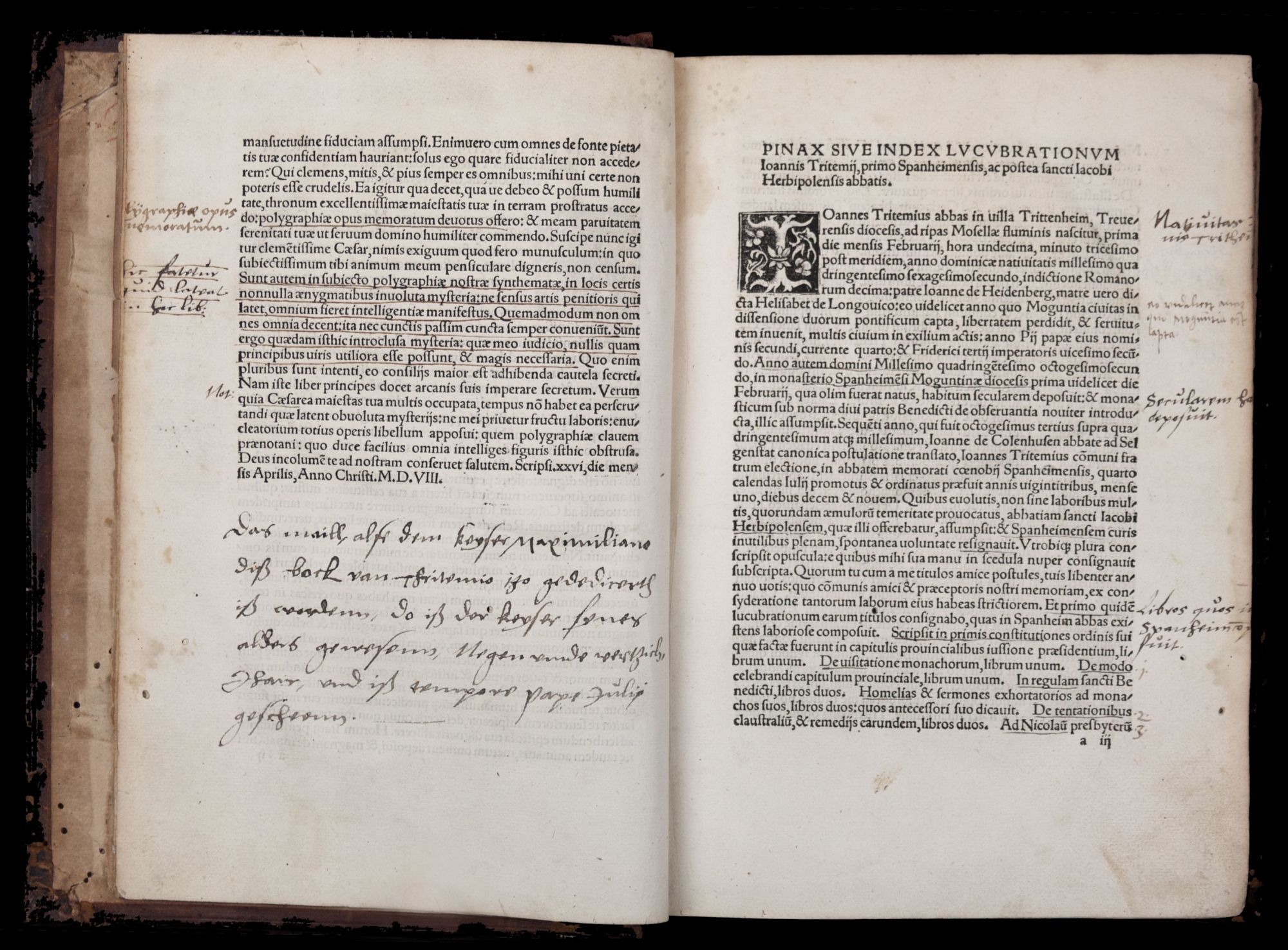 The First Printed Work On Cryptography Woodcut Title Pages In Cont 1424
