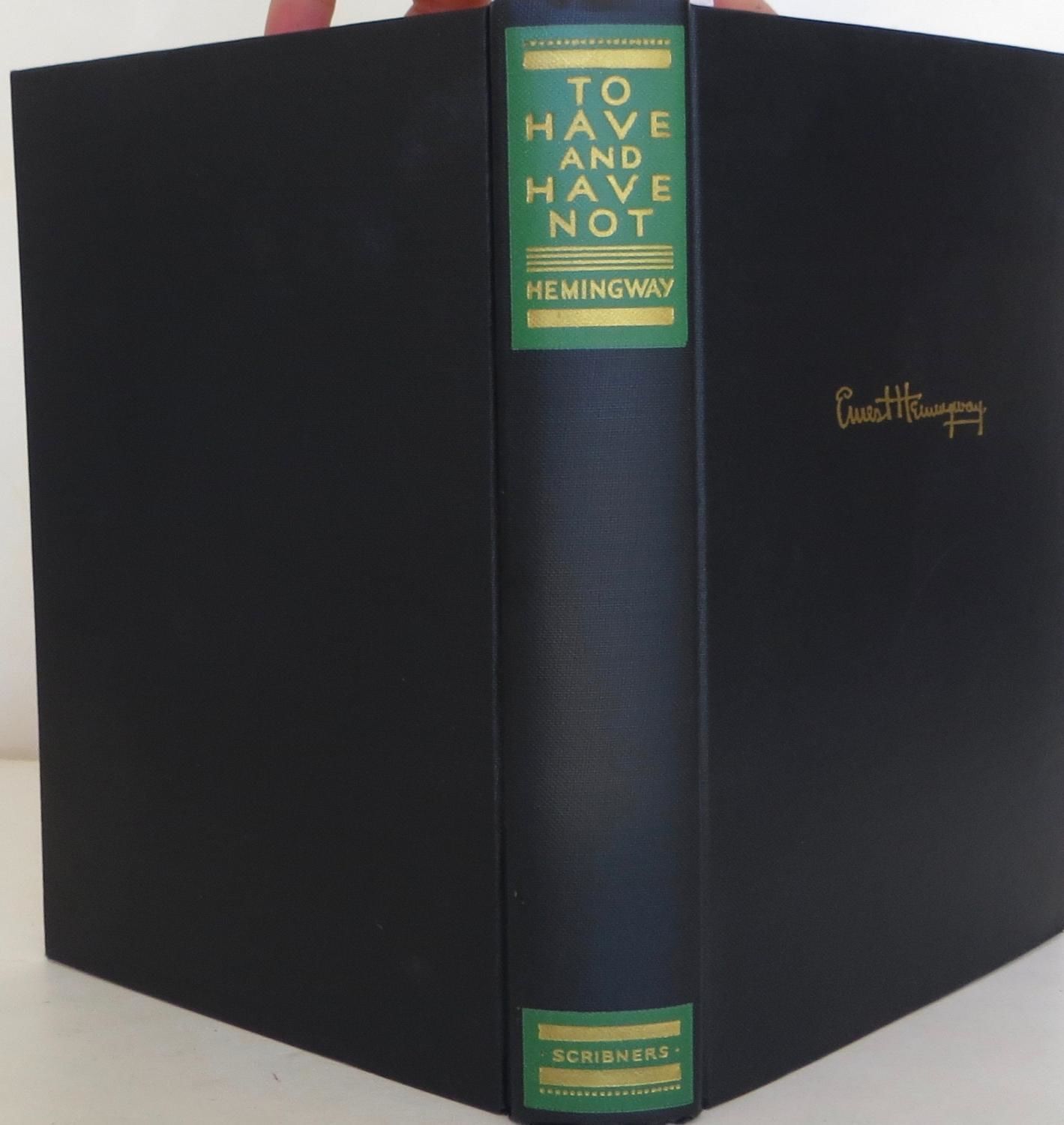 To Have and Have Not by Ernest Hemingway - 1st Edition - 1937 - from ...