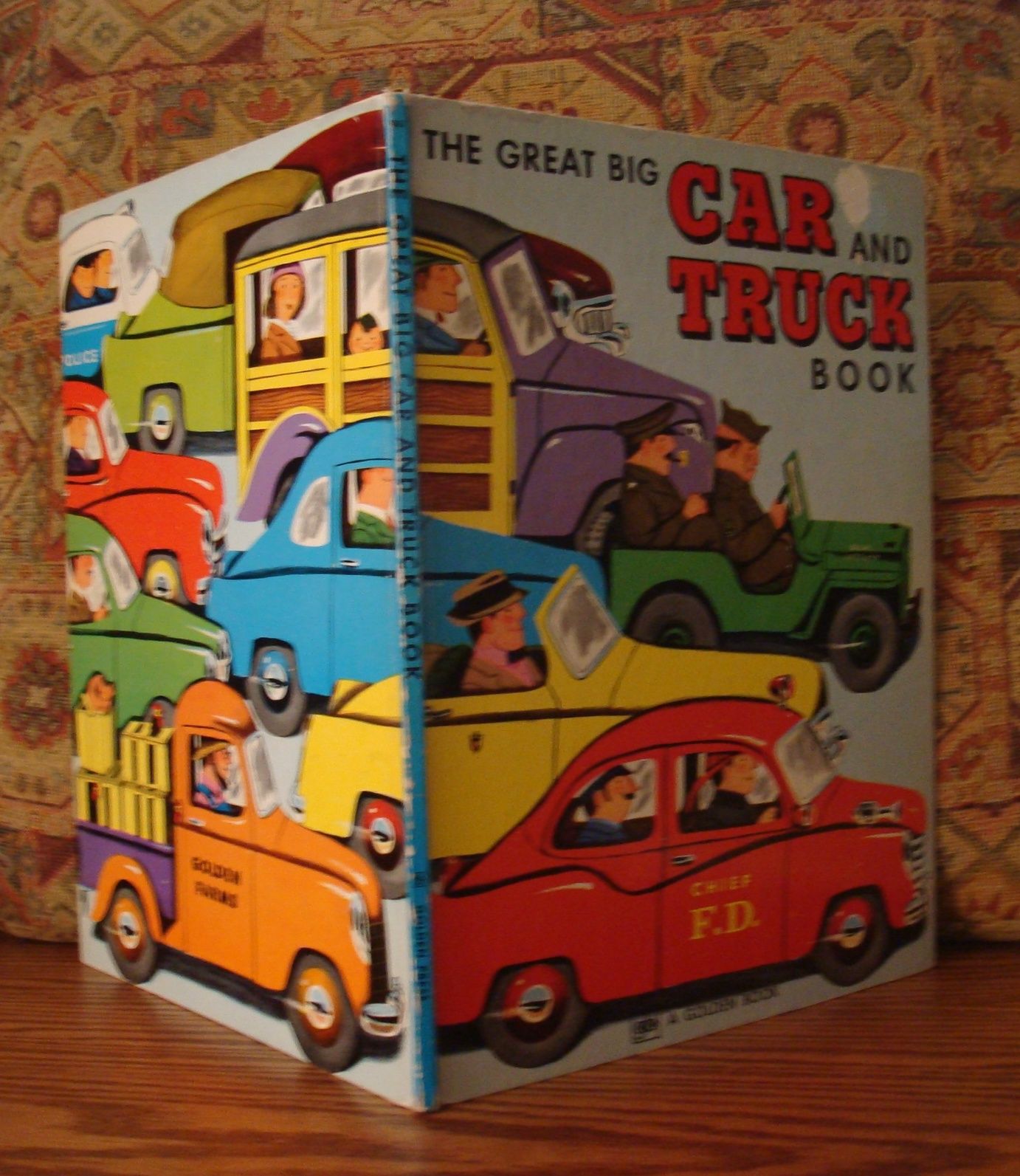 The Great Big Car and Truck Book by | Hardcover | 1951 | Golden Press ...