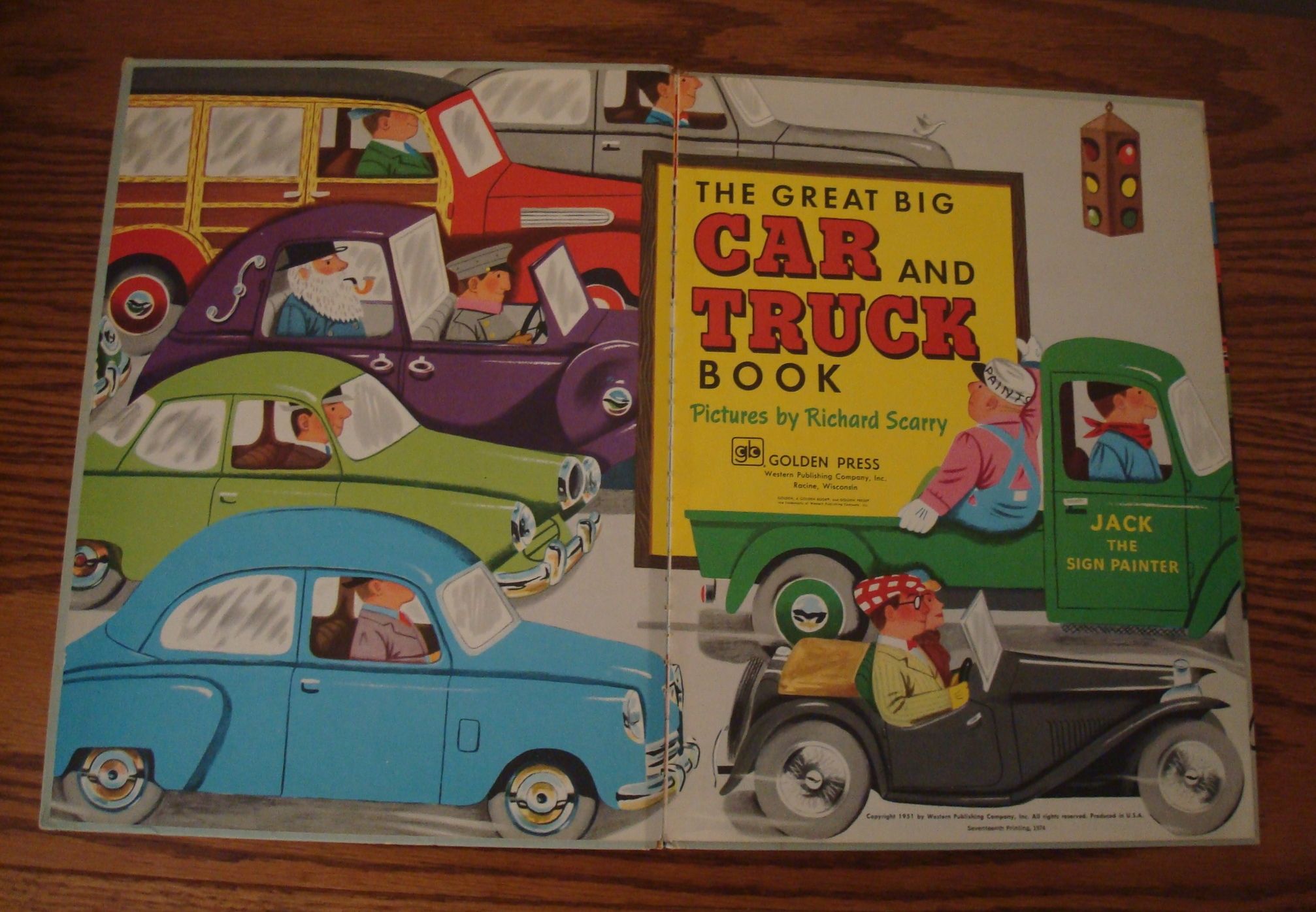 The Great Big Car and Truck Book by | Hardcover | 1951 | Golden Press ...