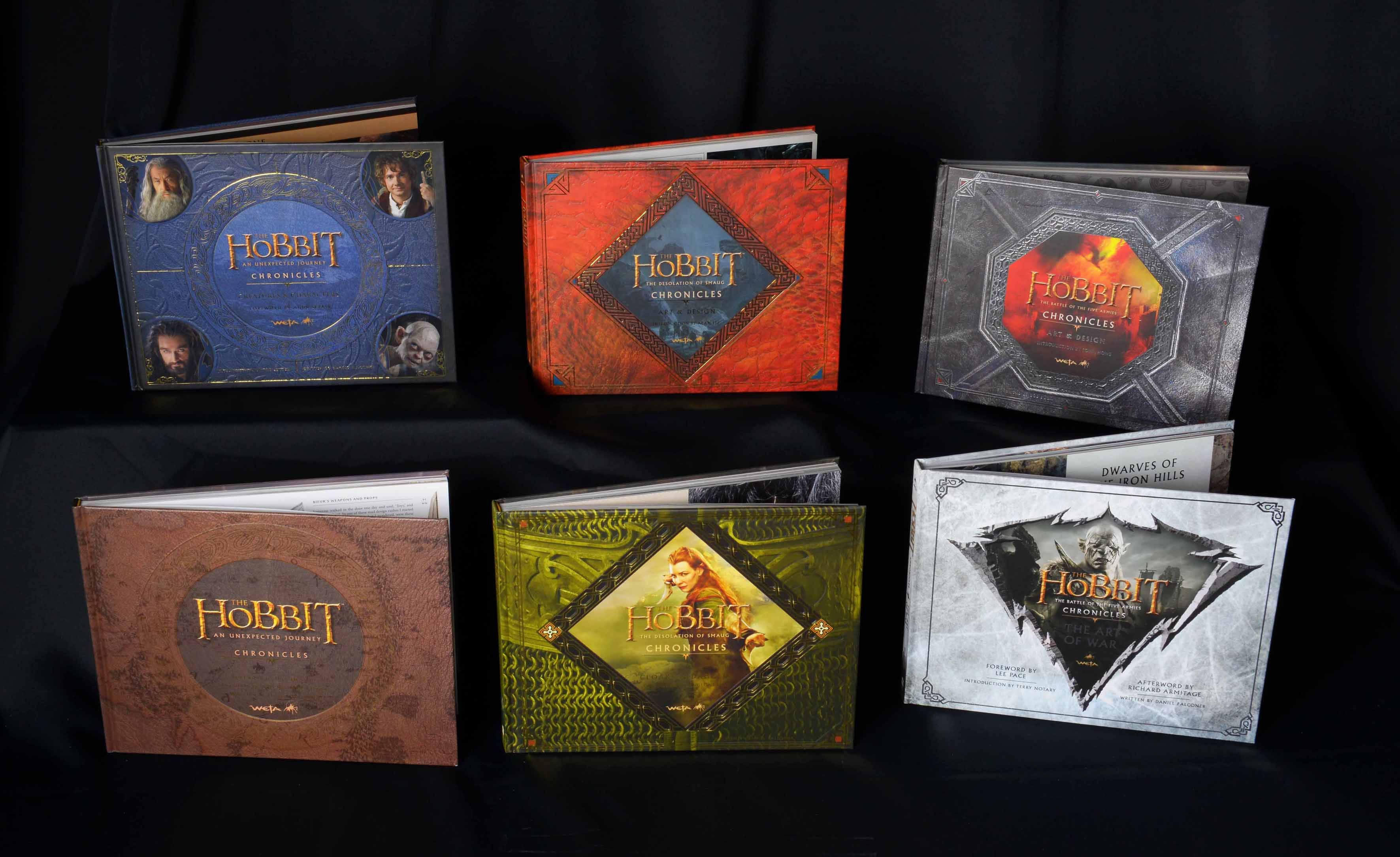 BIBLIO | Full set of 6 Chronicles: The Art of the Hobbit Books, WETA ...