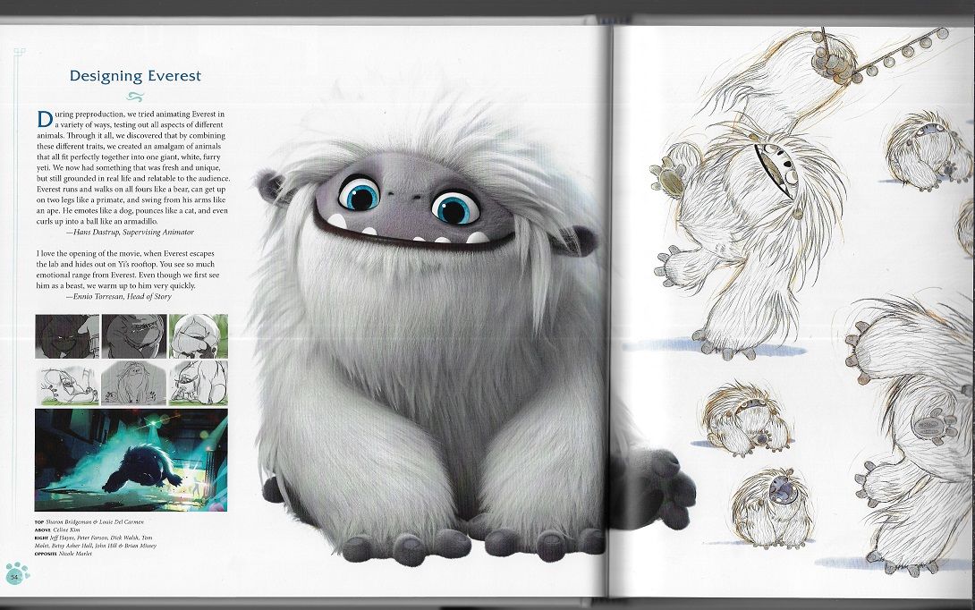 The Art of Abominable (FIRST EDITION WITH POSTCARDS) by Burton, Bonnie ...