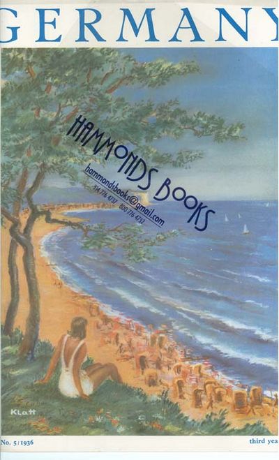 Germany Magazine Cover Page "On the German Baltic Beach" by Albert ...