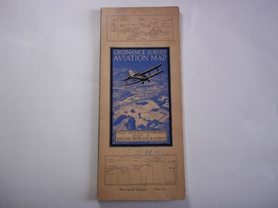 Ordnance Survey Aviation map, scale four miles to one inch Sheet 12 ...