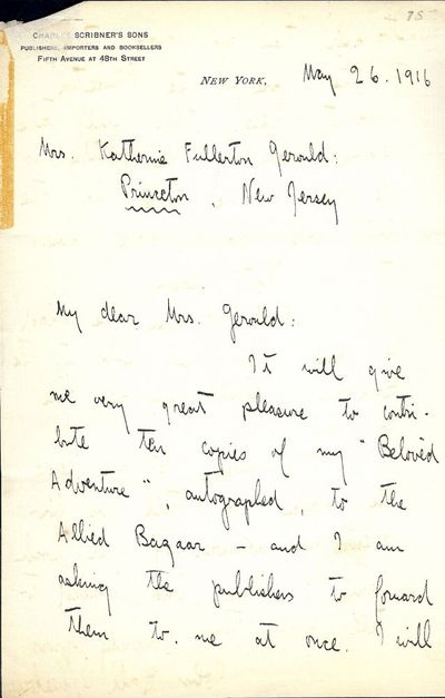 AUTOGRAPH LETTER SIGNED by WHEELOCK, JOHN HALL | Search for rare books ...
