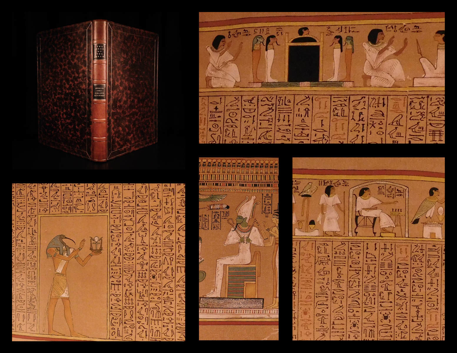 The book of the dead: facsimiles of the papyri of Hunefer, Anhai ...