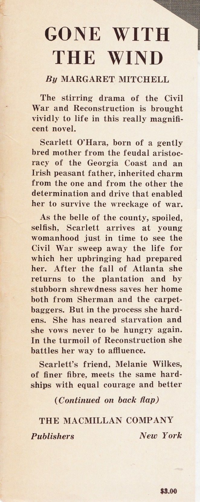 Gone With The Wind Book Pages