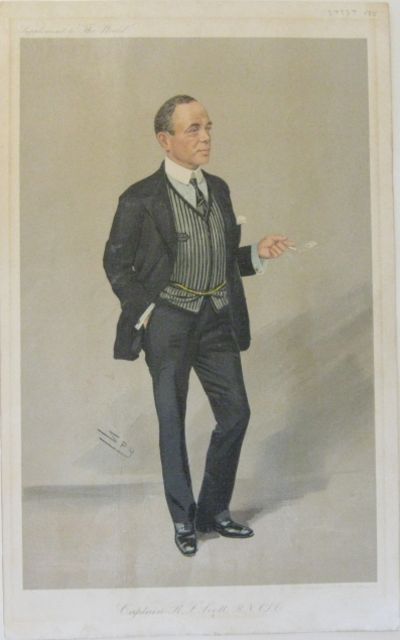 Captain R.F. Scott, R.N., C.V.O [Original Chromolithograph from the ...