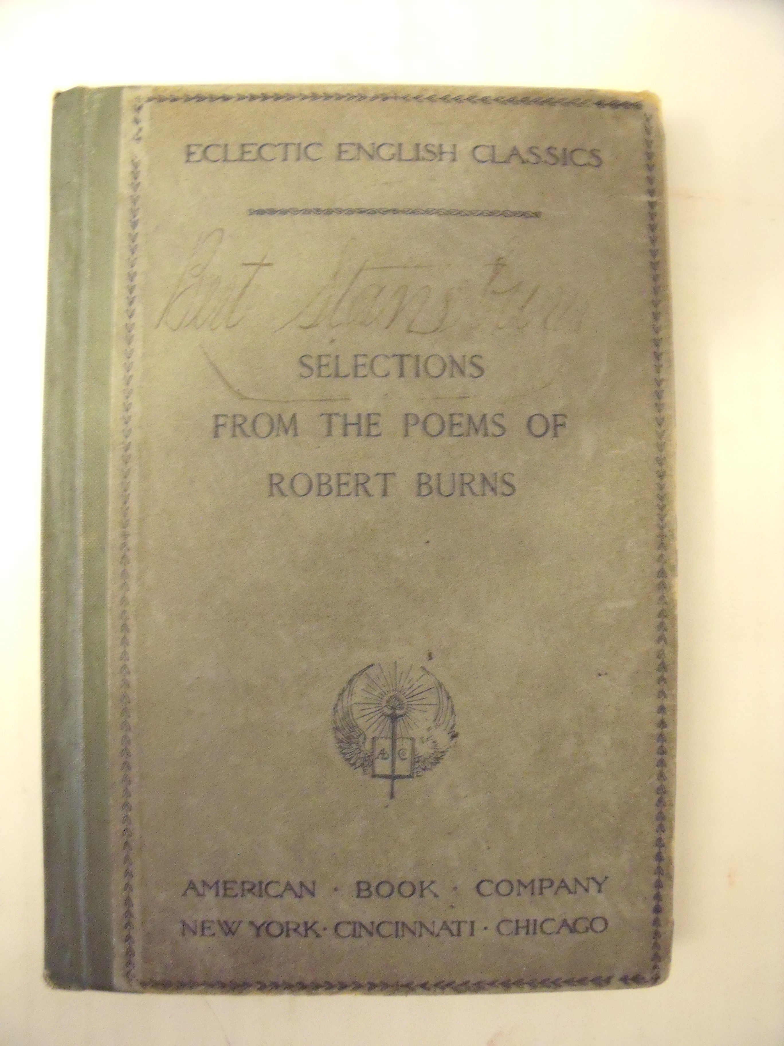 Selections from the Poems of Robert Burns by Burns, Robert | Hardcover ...
