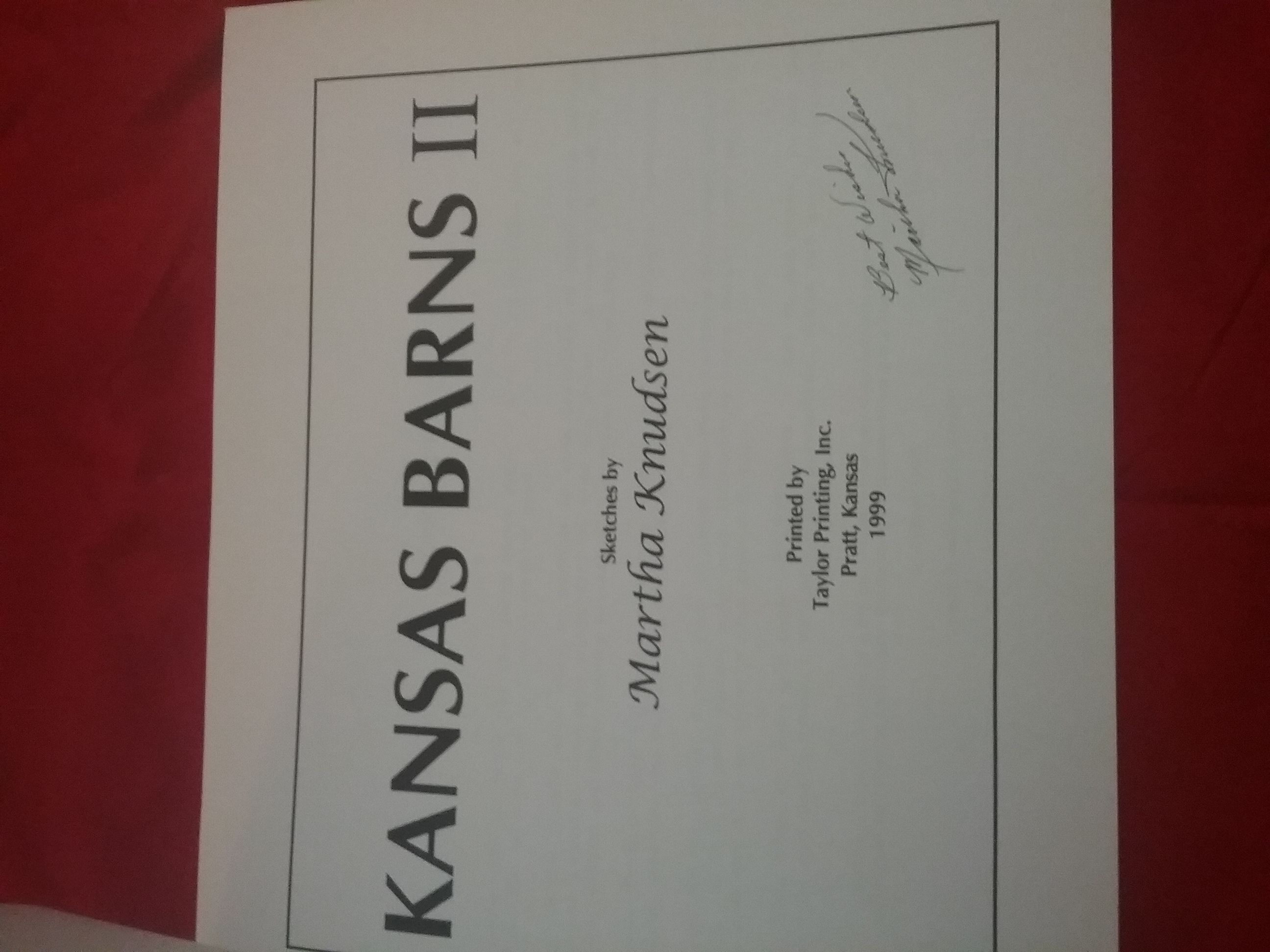 Kansas Barns, Kansas Barns II and Kansas Barns 3 by Matha Knudsen ...