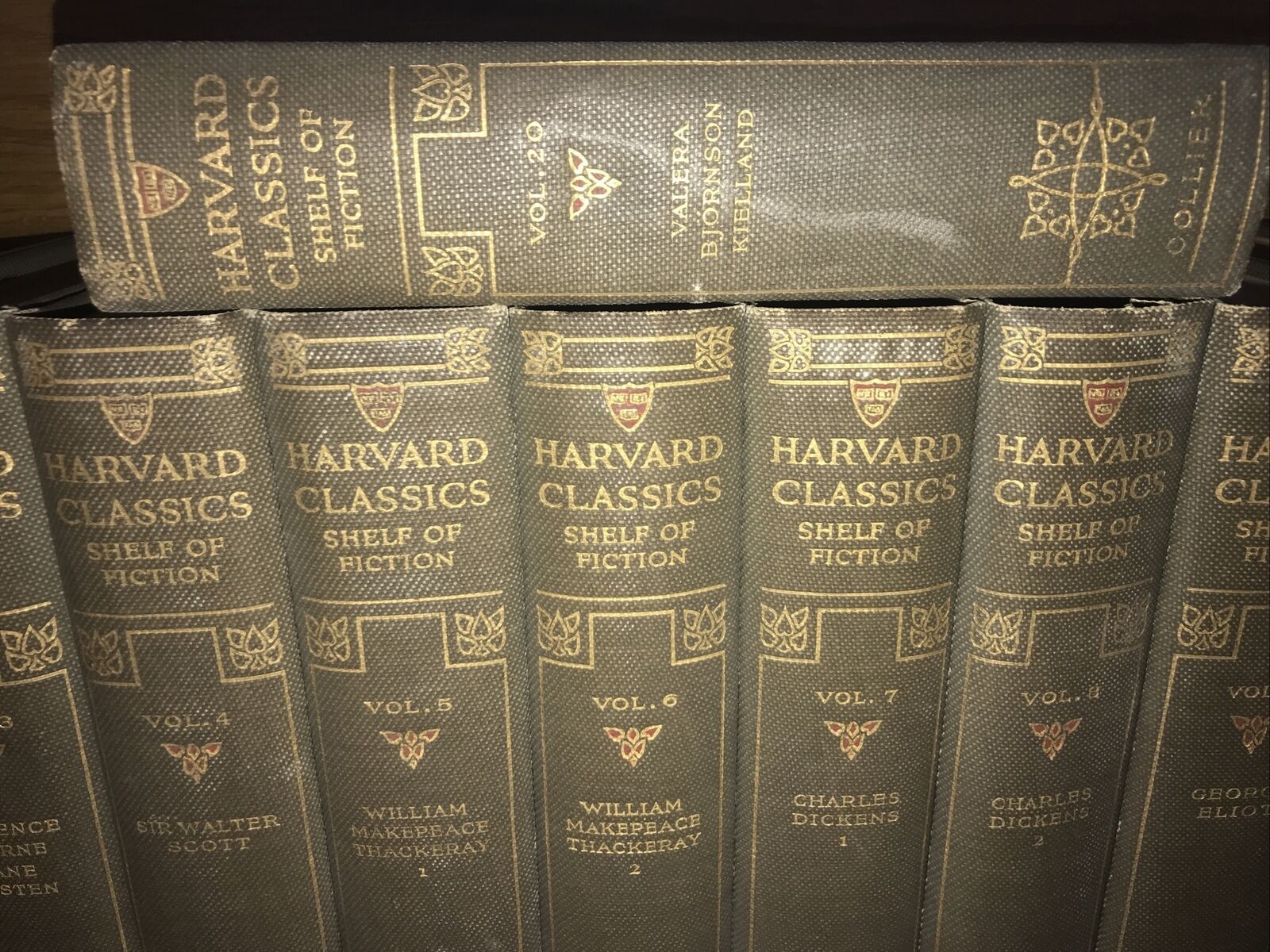 THE HARVARD CLASSICS!1917 First Edition SHELF FICTION Complete 20 ...