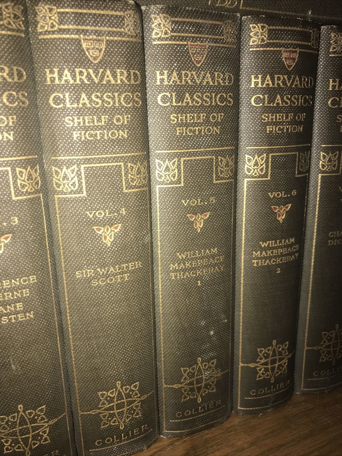 THE HARVARD CLASSICS!1917 First Edition SHELF FICTION Complete 20 ...