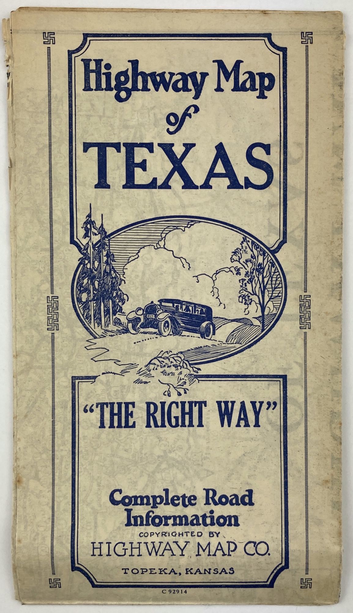 An Informational Map Of Texas