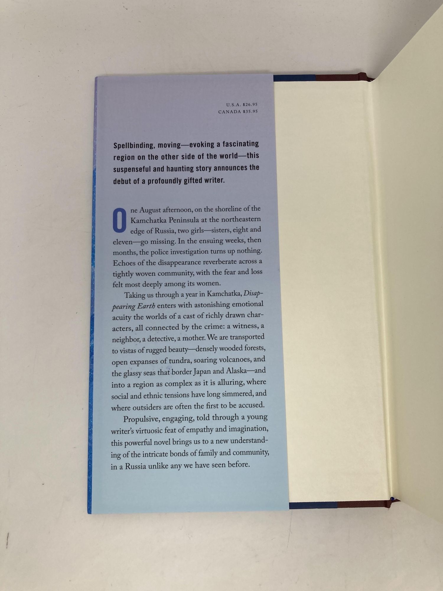 BIBLIO | Disappearing Earth by Phillips, Julia | Hardcover | 2019 ...