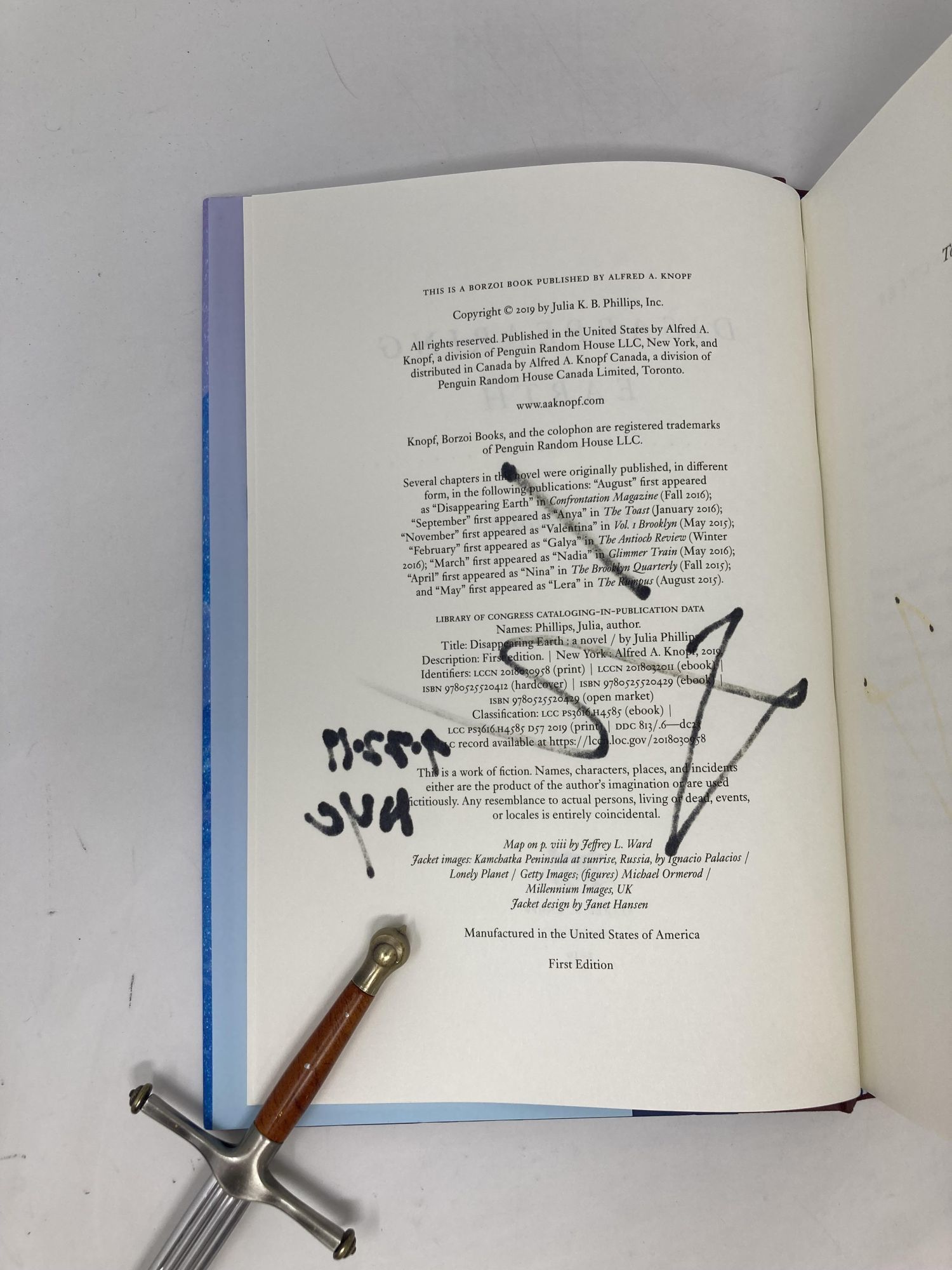 BIBLIO | Disappearing Earth by Phillips, Julia | Hardcover | 2019 ...