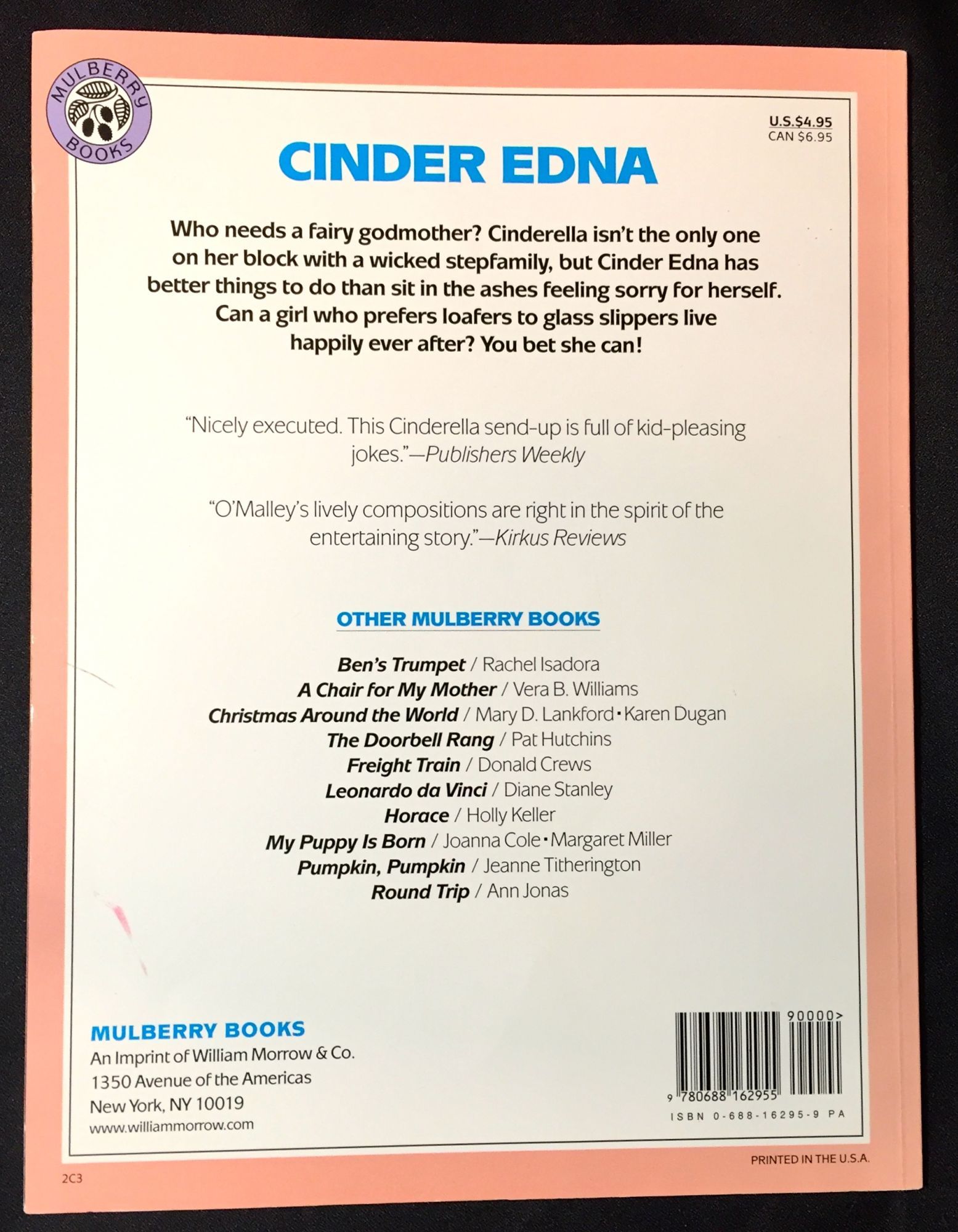 BIBLIO | CINDER EDNA; By Ellen Jackson / Illustrated by Kevin O'Malley ...