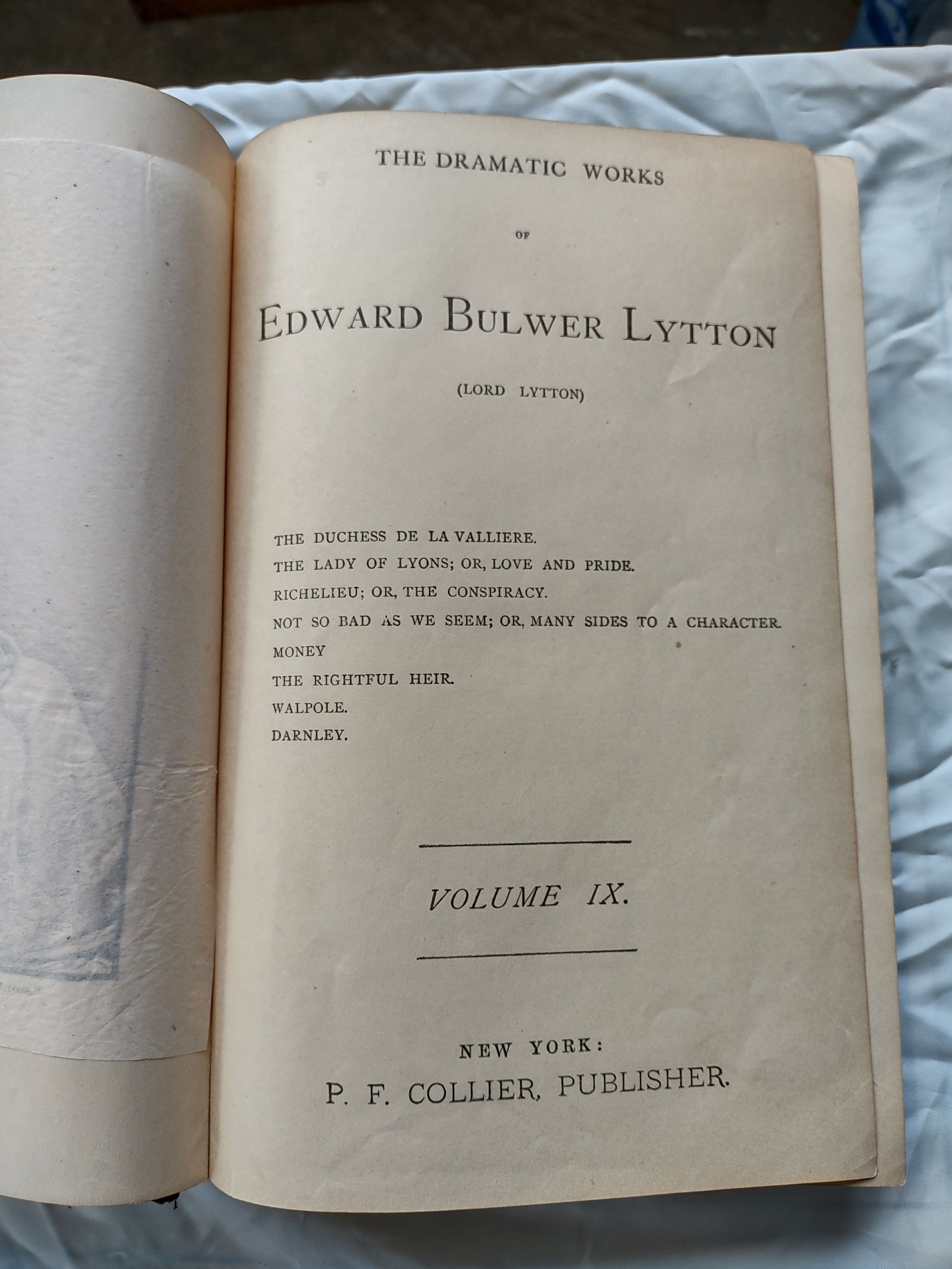 Bulwers Works by Edward Bulwer Lytton (Lord Lytton) - Hardcover - 1890 ...