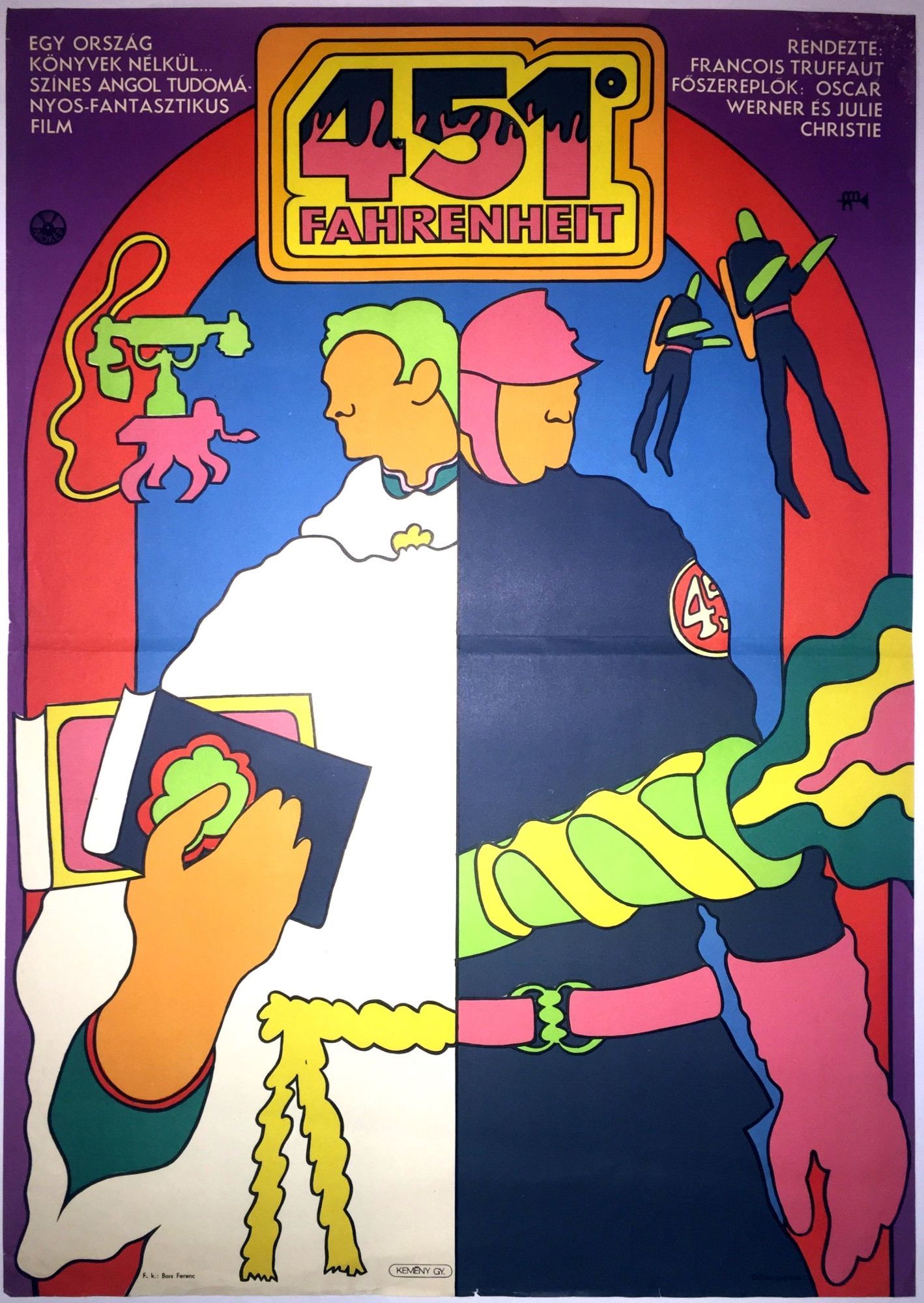 Fahrenheit 451 Movie Poster