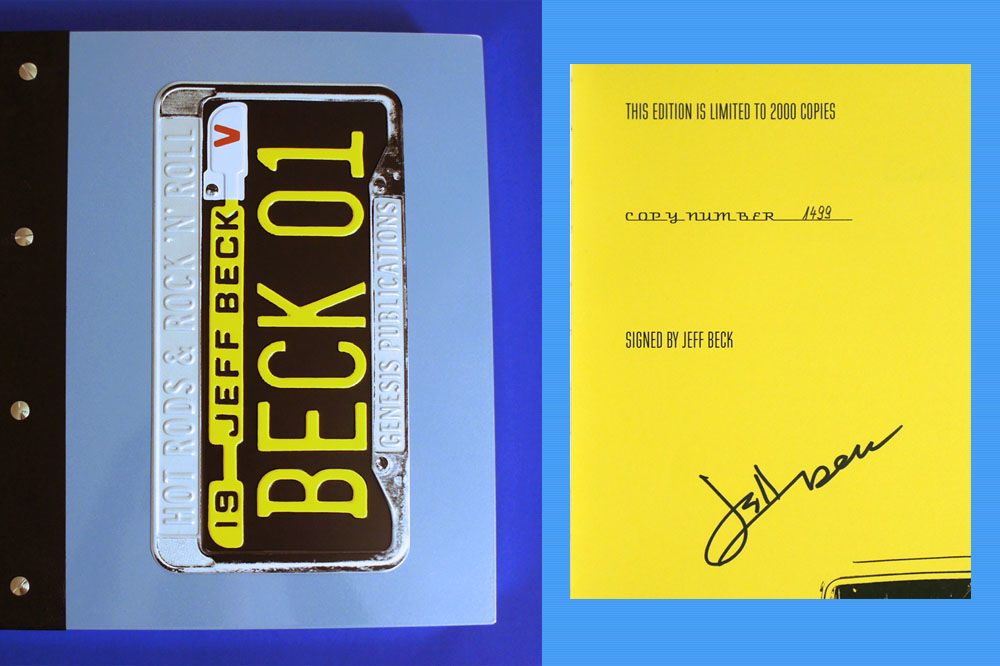 Jeff Beck Signed Book Beck 01: Hot Rods and Rock & Roll (Signed Limited ...