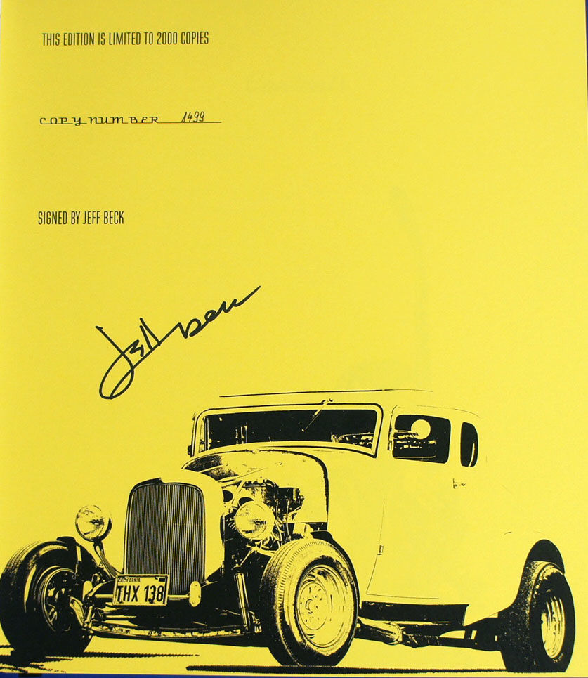 Jeff Beck Signed Book Beck 01: Hot Rods and Rock & Roll (Signed Limited ...