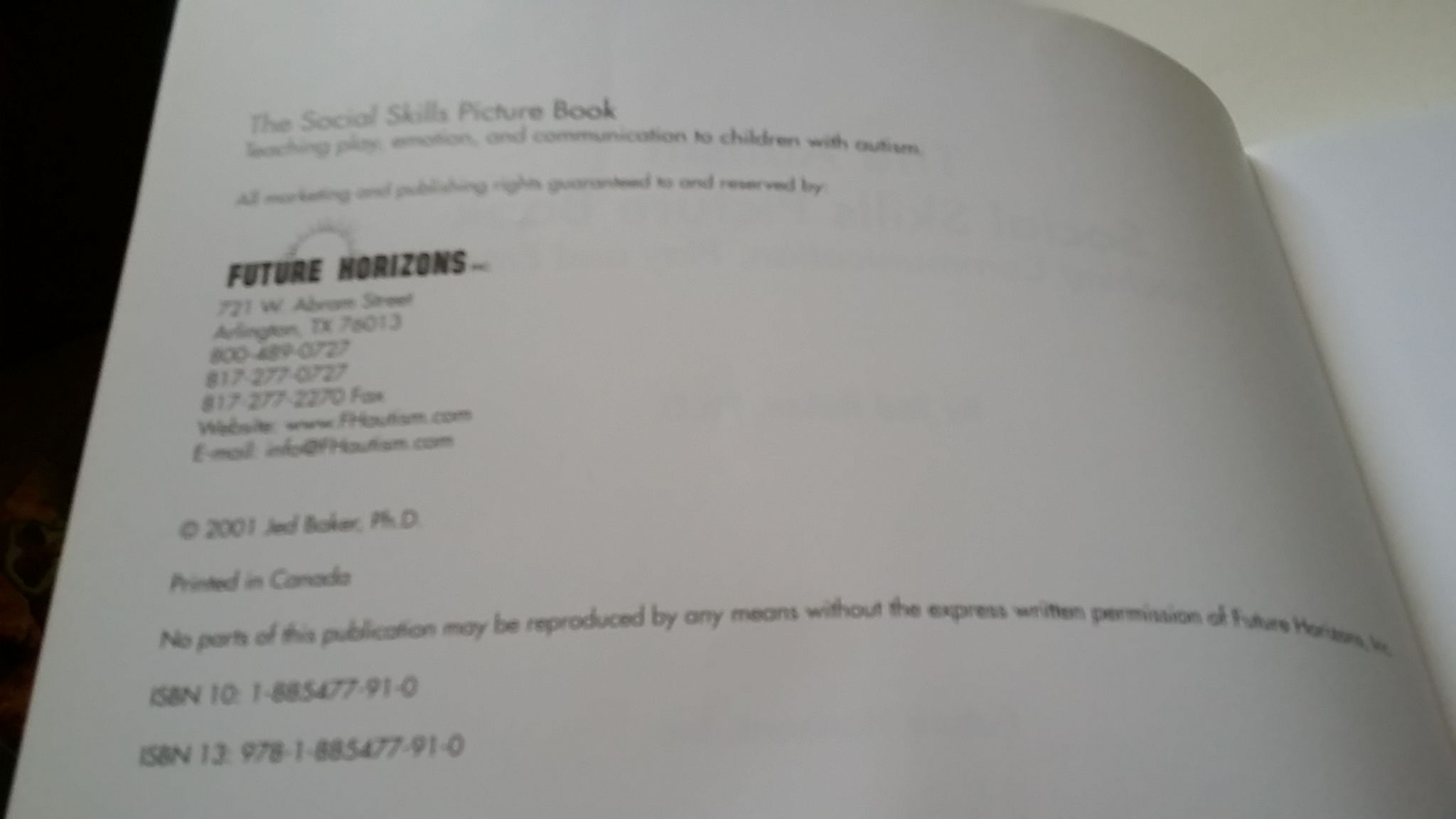 The Social Skills Picture Book Teaching play, emotion, and ...