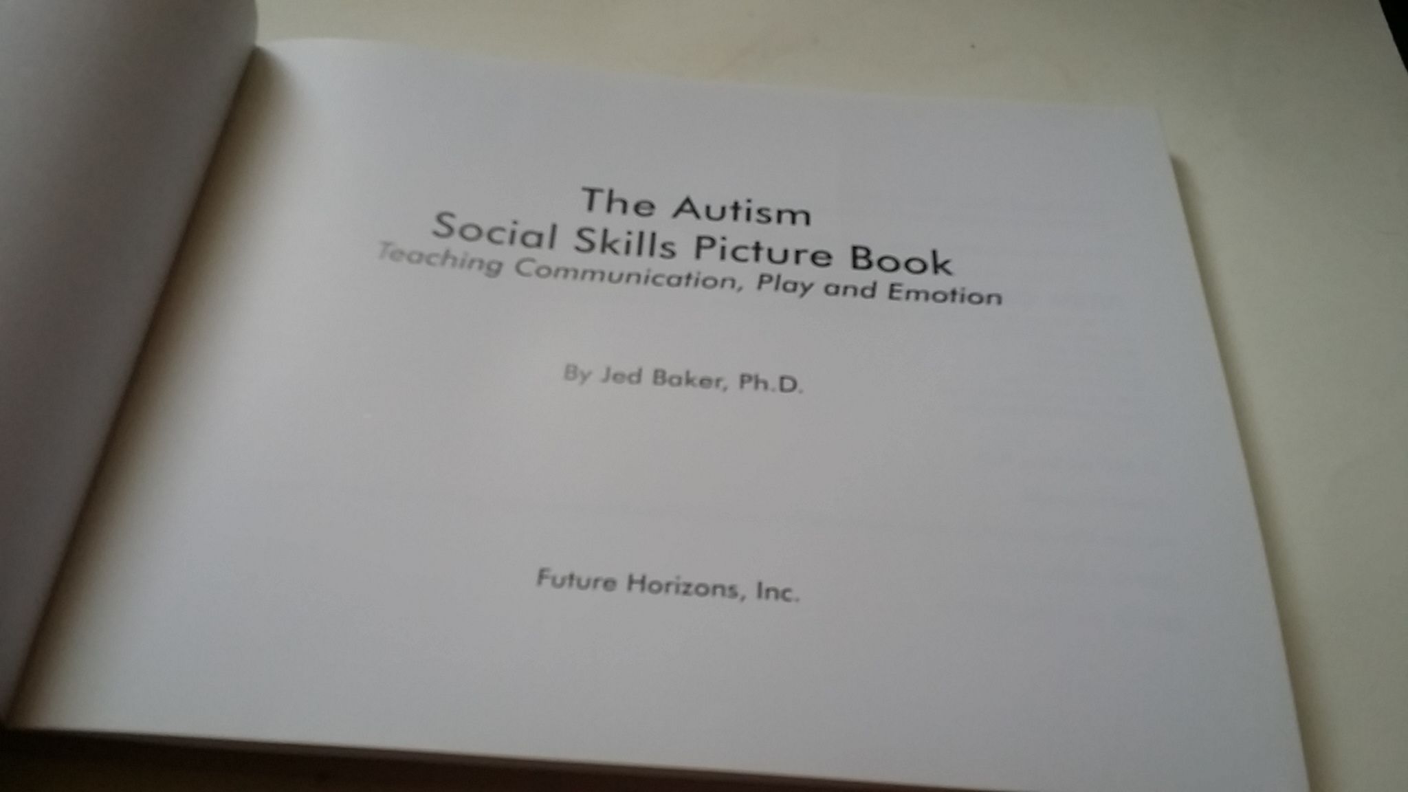 The Social Skills Picture Book Teaching play, emotion, and ...