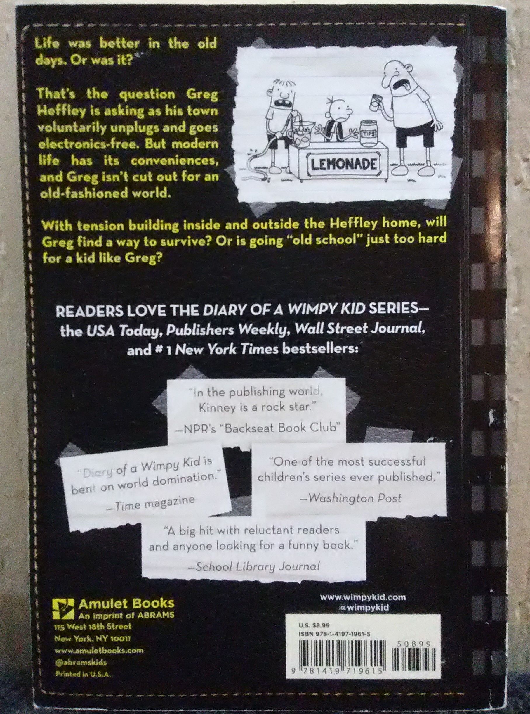 Diary of a Wimpy Kid: Old School (Book #10) by Jeff Kinney - Paperback ...