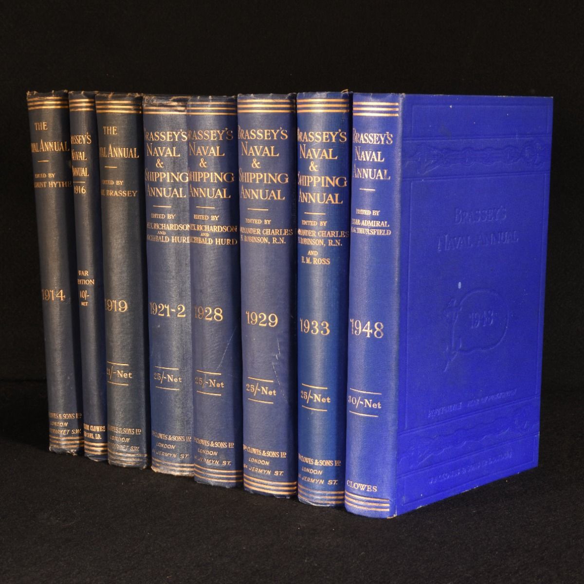 The Naval Annual; Brassey's Naval Annual; Brassey's Naval and Shipping ...