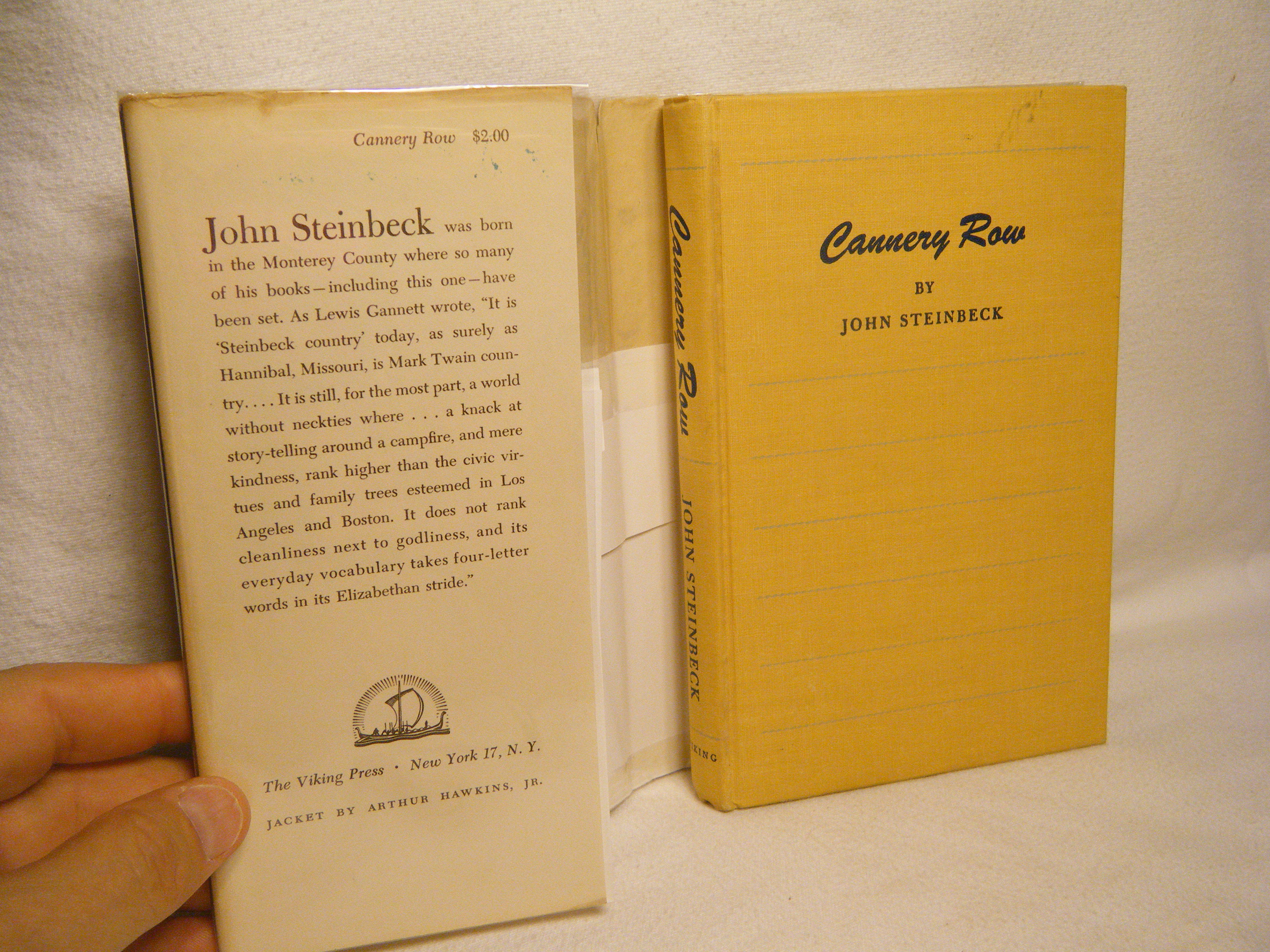 Cannery Row by Steinbeck, John | Hardcover | 1945 | Viking Press | Biblio