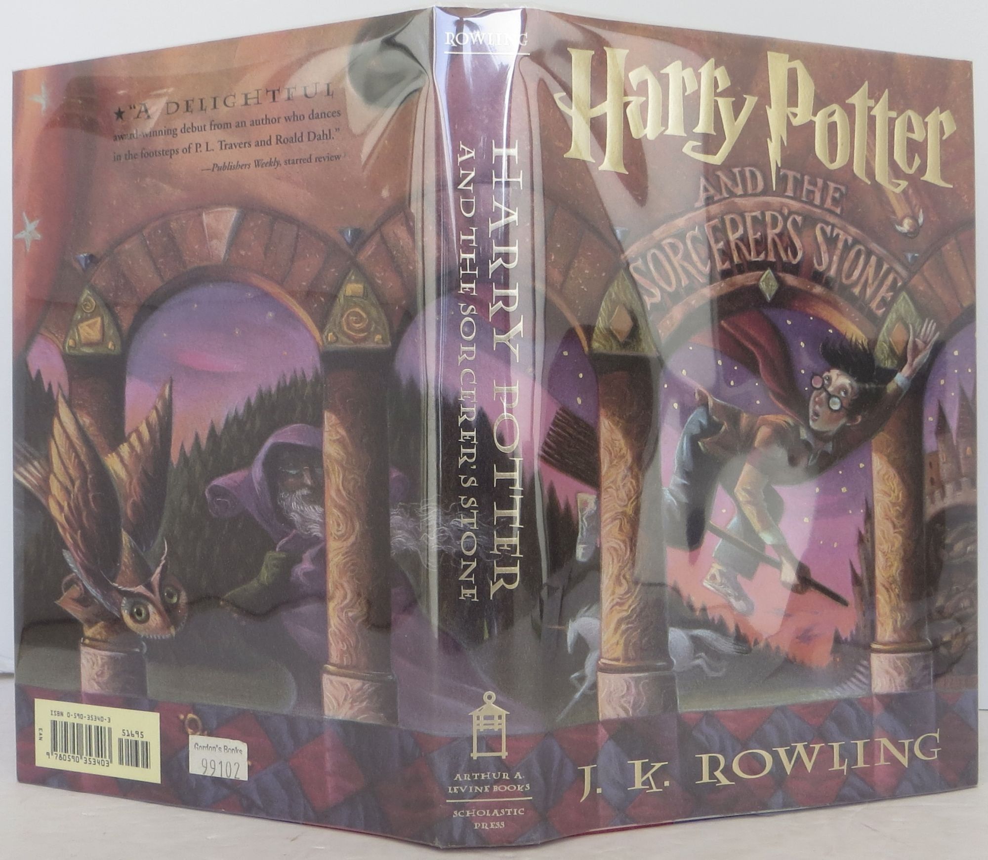 Harry Potter and the Sorcerer's Stone, J.K. Rowling, Signed, 8th ...