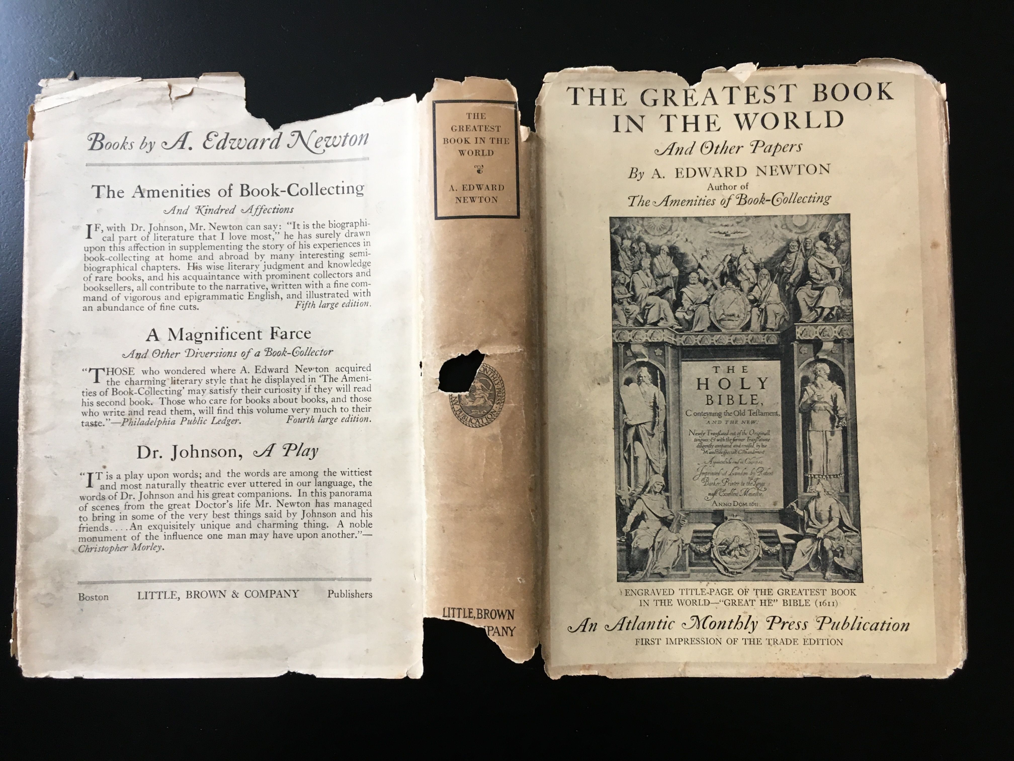 BIBLIO | The Greatest Book in the World, and Other Papers by Newton, A ...