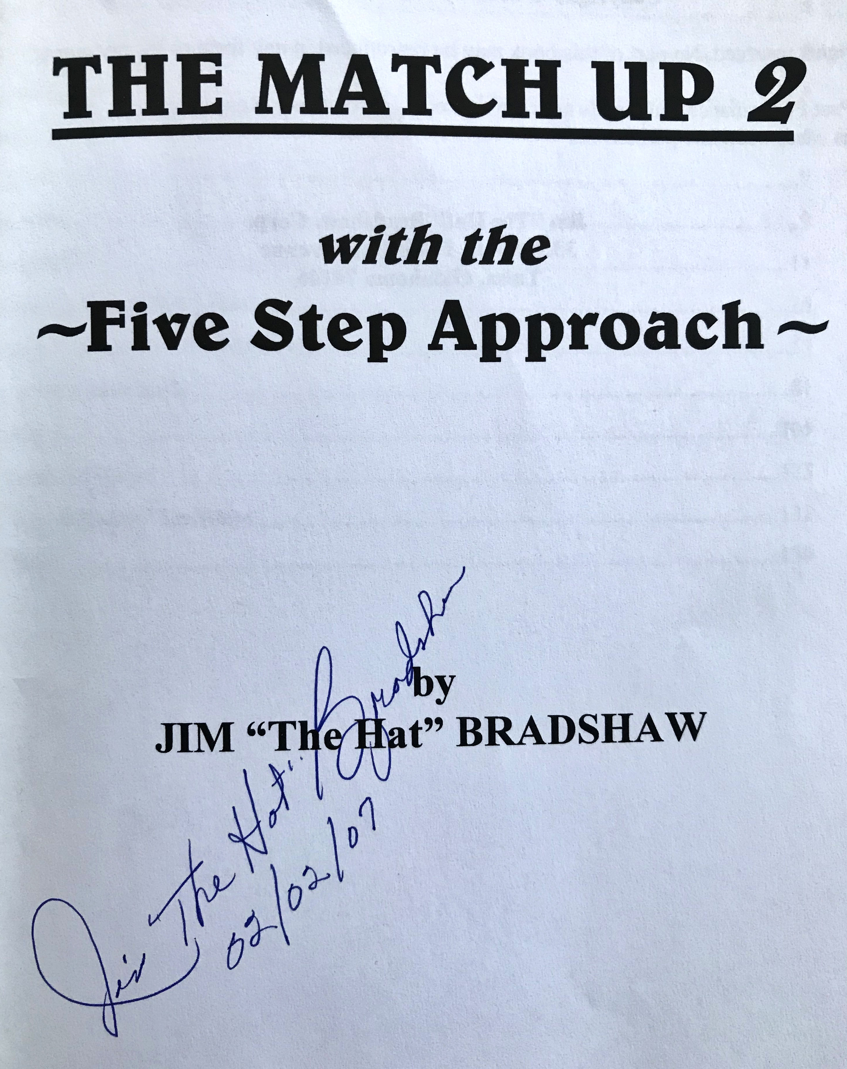 The Match Up 2: with the Five Step Approach by Bradshaw, Jim "The Hat ...