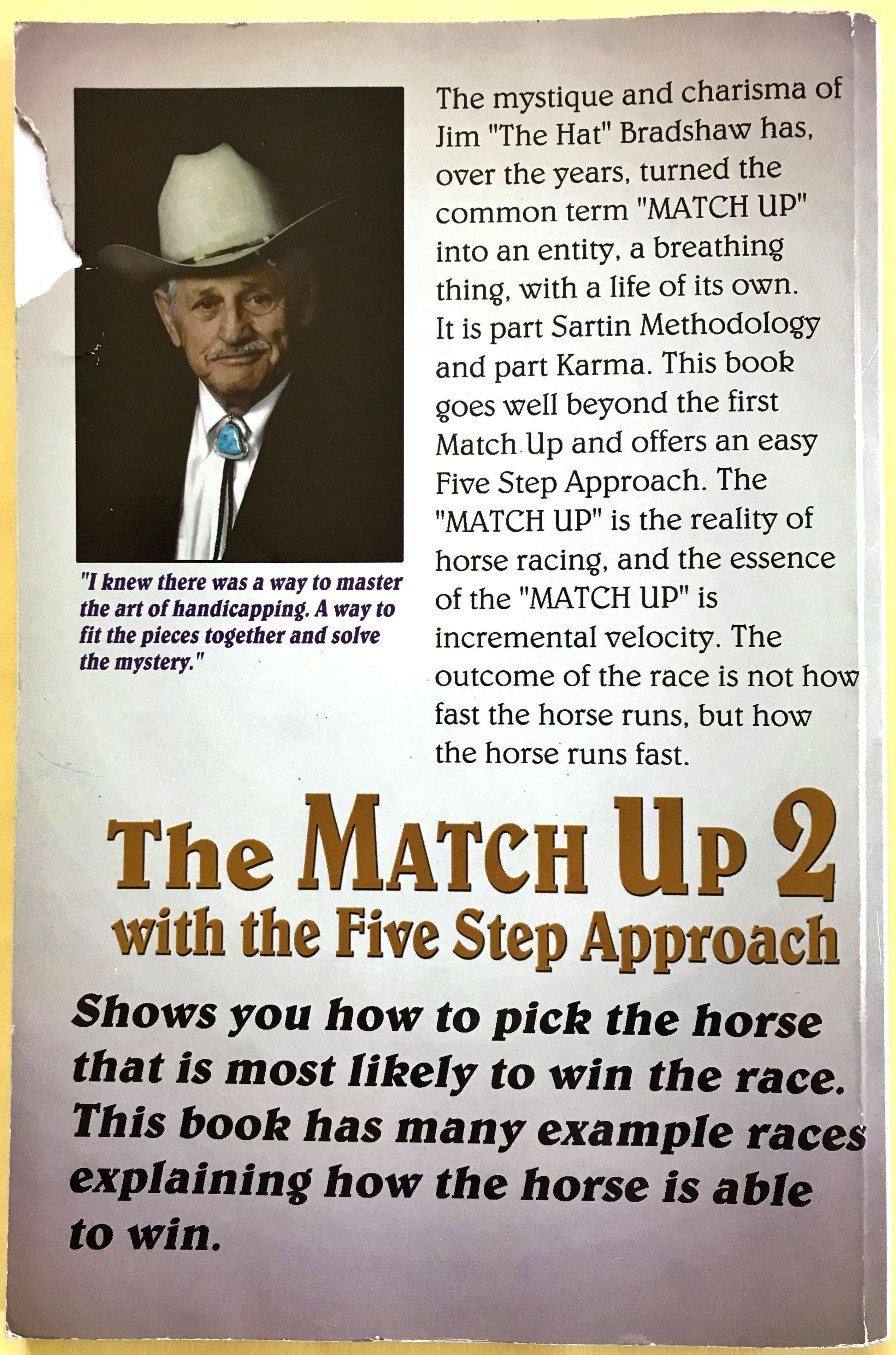 The Match Up 2: with the Five Step Approach by Bradshaw, Jim "The Hat ...
