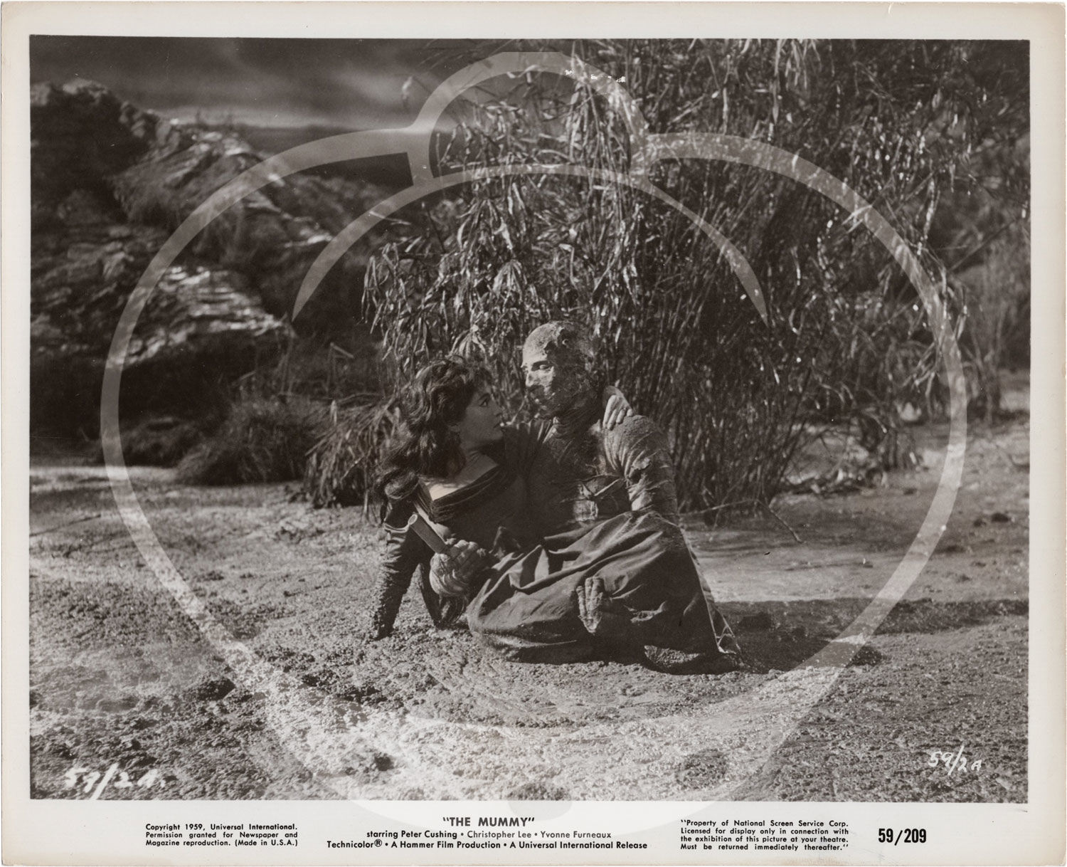 The Mummy (Collection of ten original photographs from the 1959 film ...