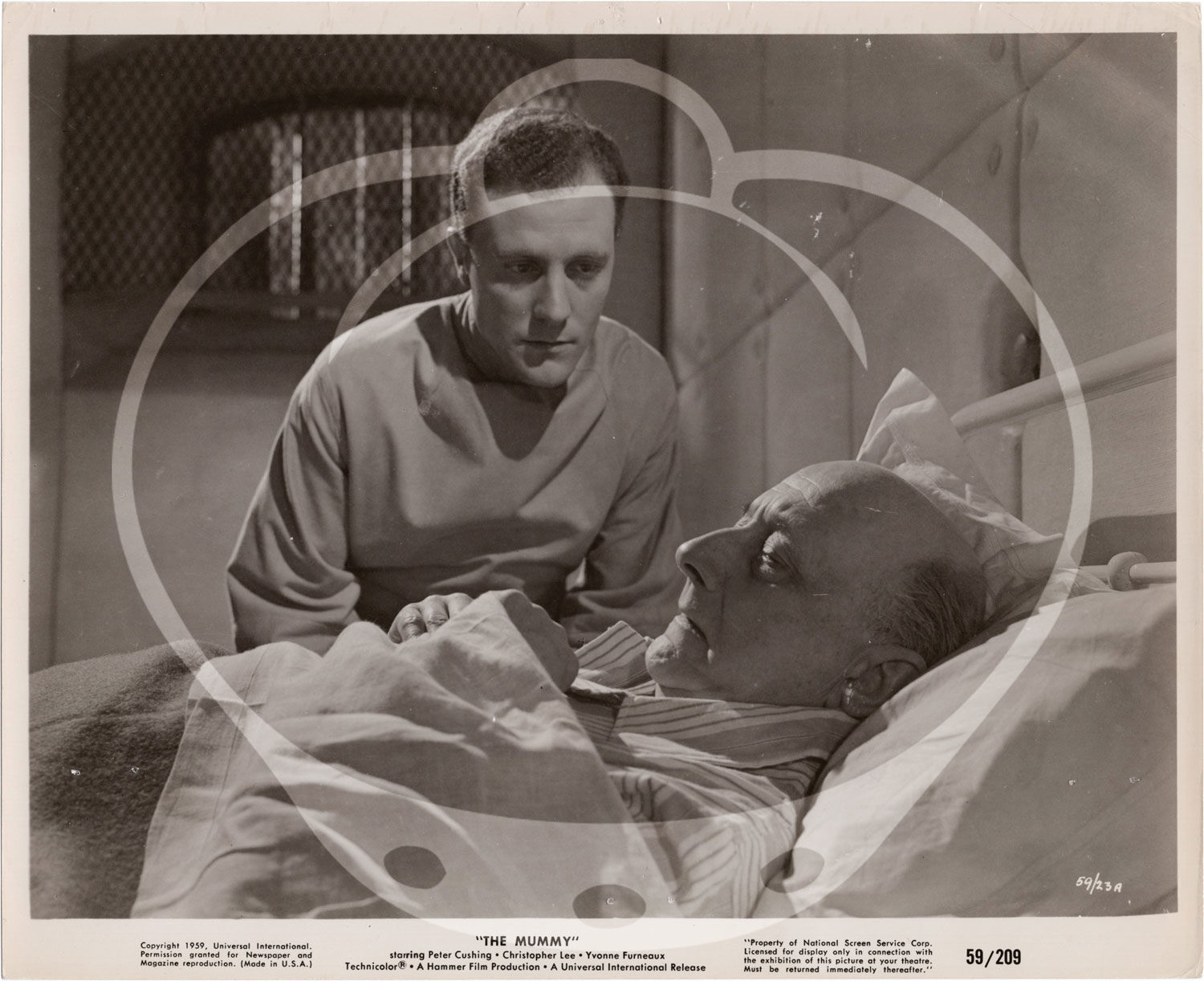 The Mummy (Collection of ten original photographs from the 1959 film ...