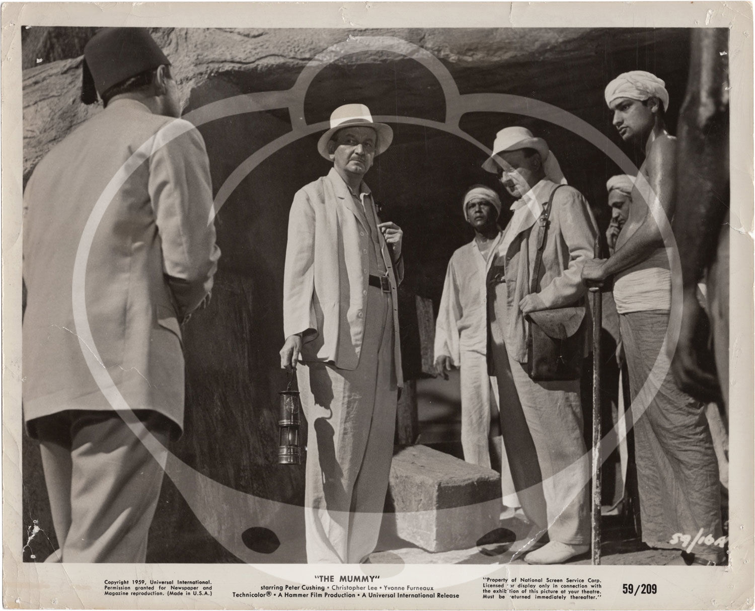 The Mummy (Collection of ten original photographs from the 1959 film ...