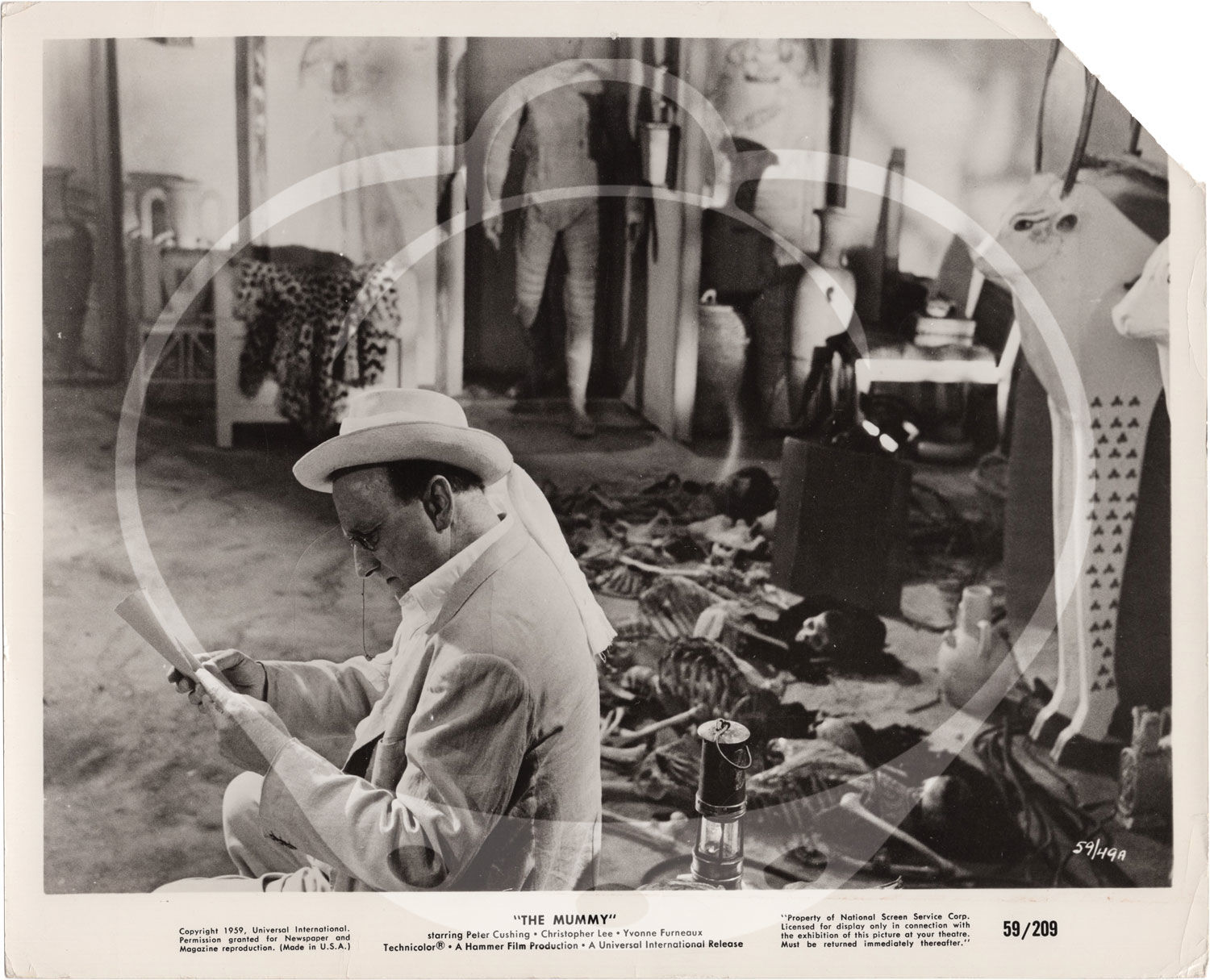 The Mummy (Collection of ten original photographs from the 1959 film ...