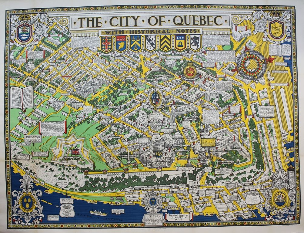 The City of Quebec with Historical Notes by Samuel Herbert Maw | c.1932 ...