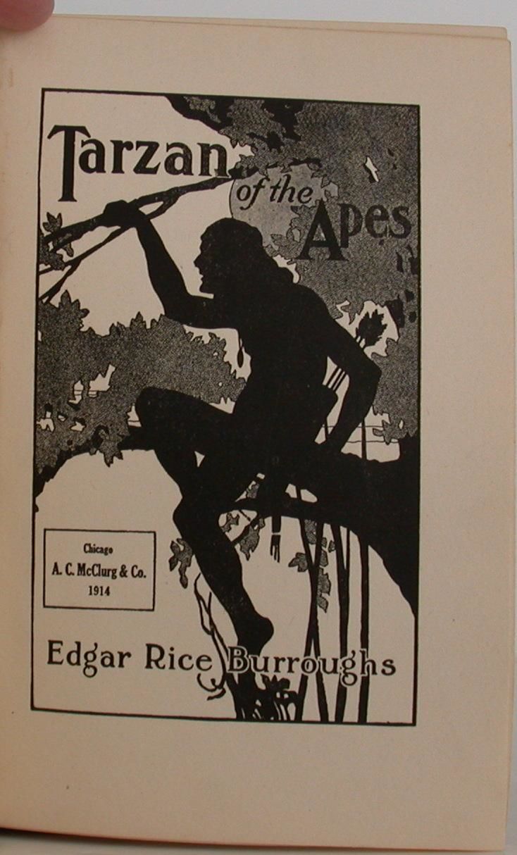 Tarzan of the Apes by Burroughs, Edgar Rice | Hardcover | 1914 ...