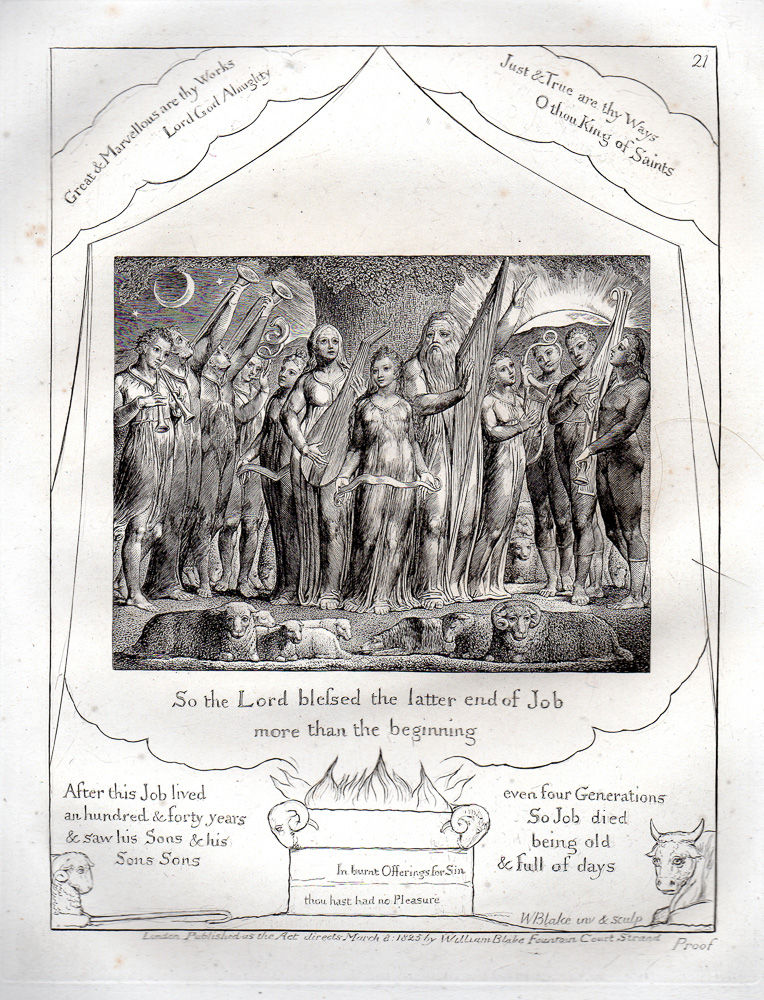 BIBLIO | Illustrations of the Book of Job. by BLAKE, William | | March ...