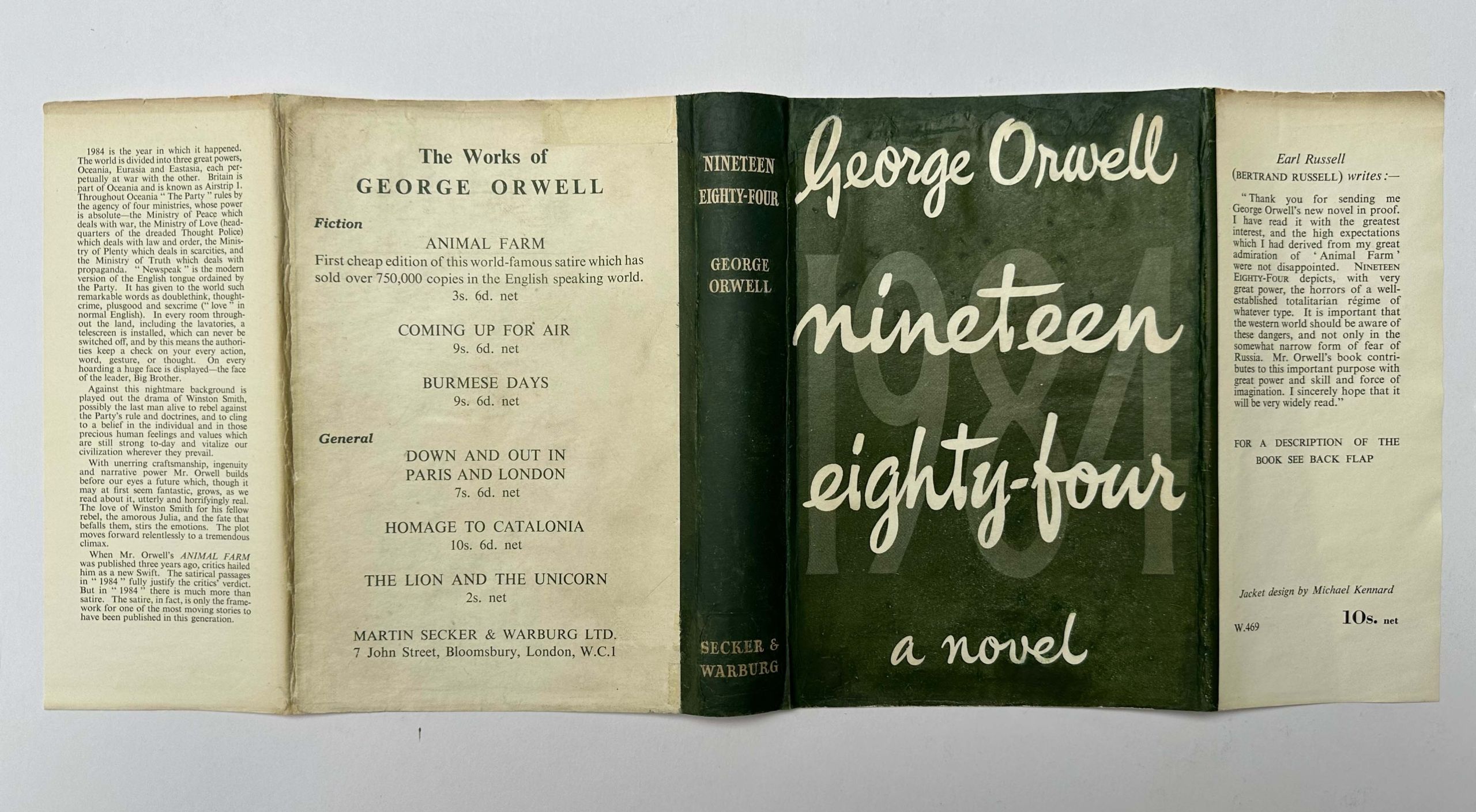 Nineteen Eighty-Four [1984] - in the green wrapper by Orwell, George ...