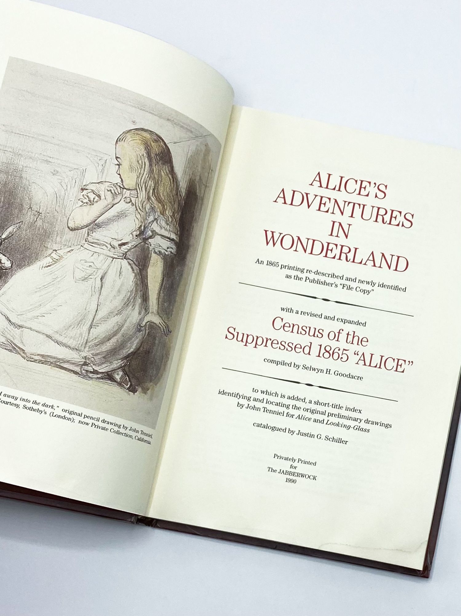 Alice In Wonderland 1865 First Edition
