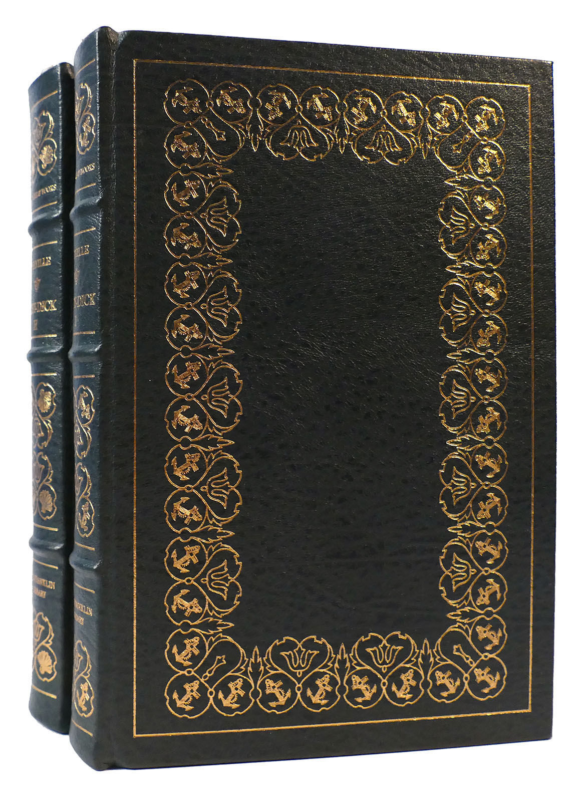 MOBY DICK, OR THE WHALE 2 VOLUME SET Franklin Library Great Books of ...